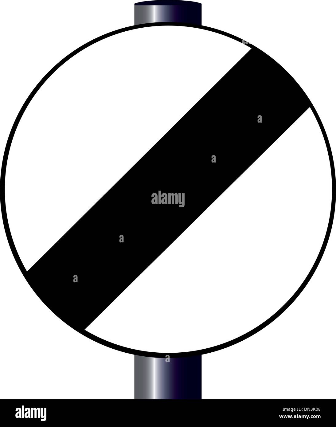 Speed restriction limit Stock Vector Images - Alamy