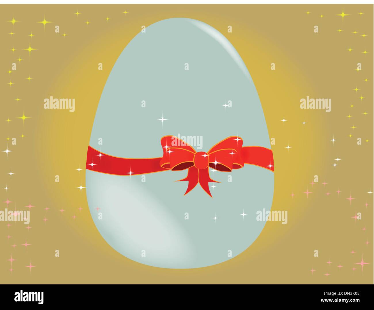Drawing easter eggs ribbon Stock Vector Images - Alamy
