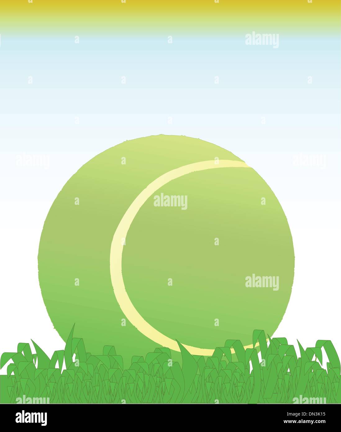 Blue sky white ball Stock Vector Images - Alamy