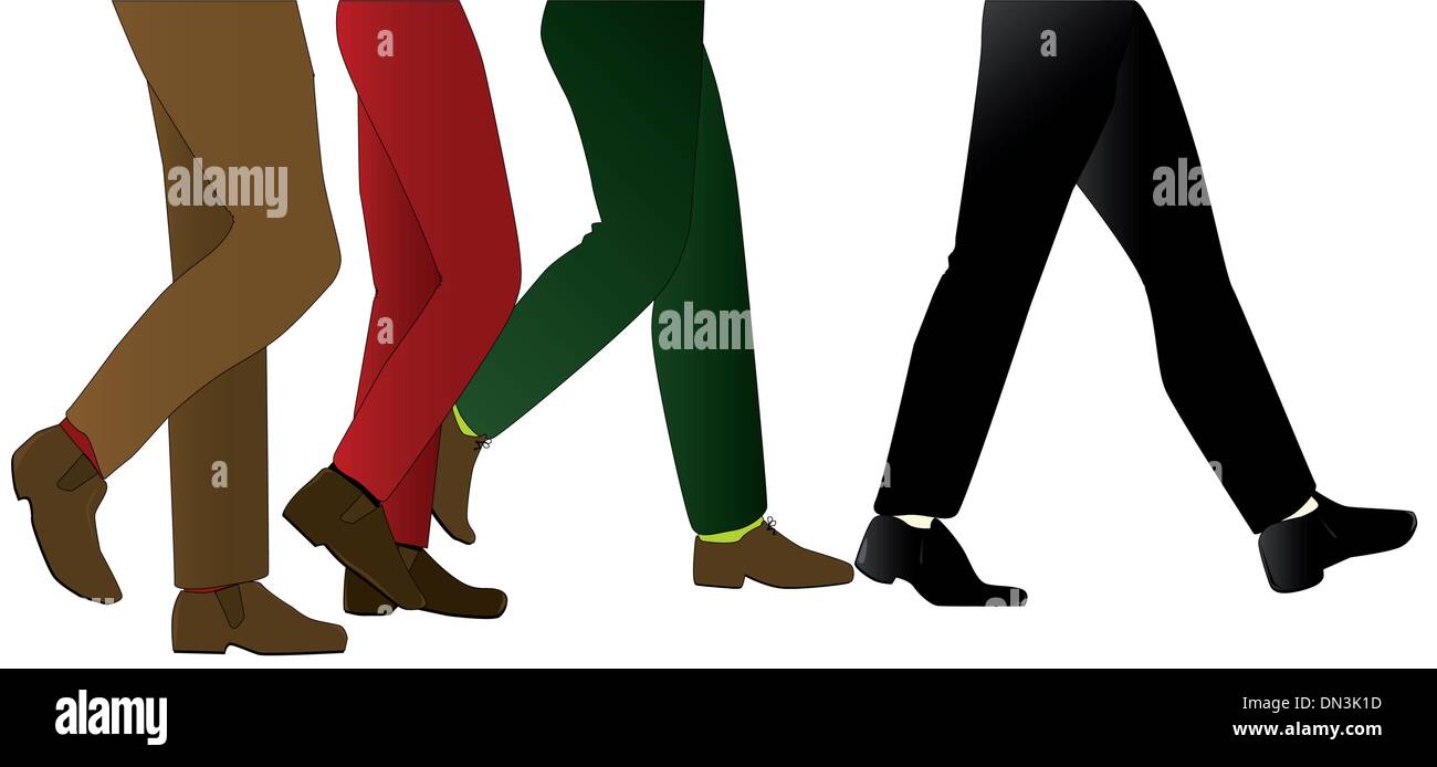 Mens legs Stock Vector Images - Alamy