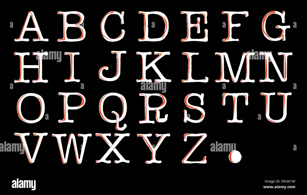 Alphabetical order hi-res stock photography and images - Alamy