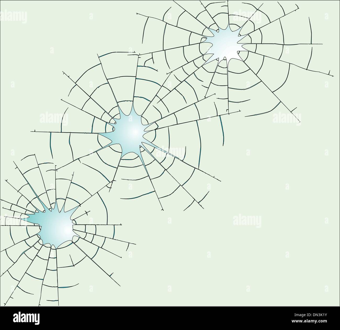 Broken window glass Stock Vector Images - Alamy