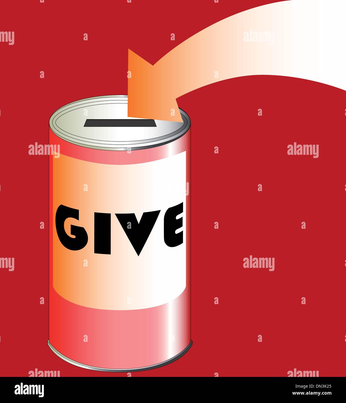 Donation cash box Stock Vector Images - Alamy