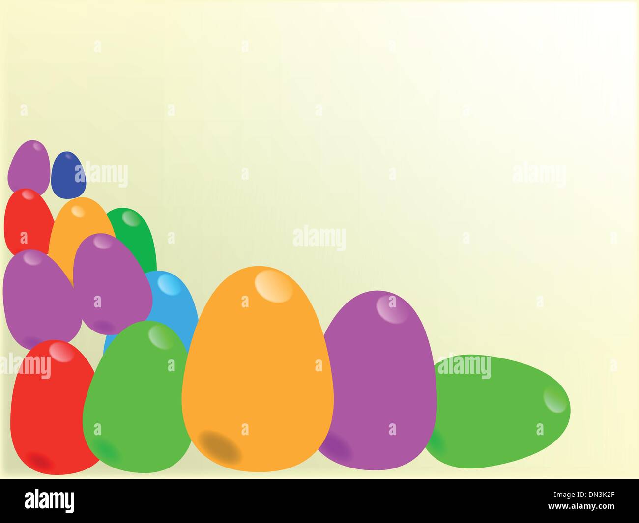 Easter egg nest Stock Vector Images - Alamy