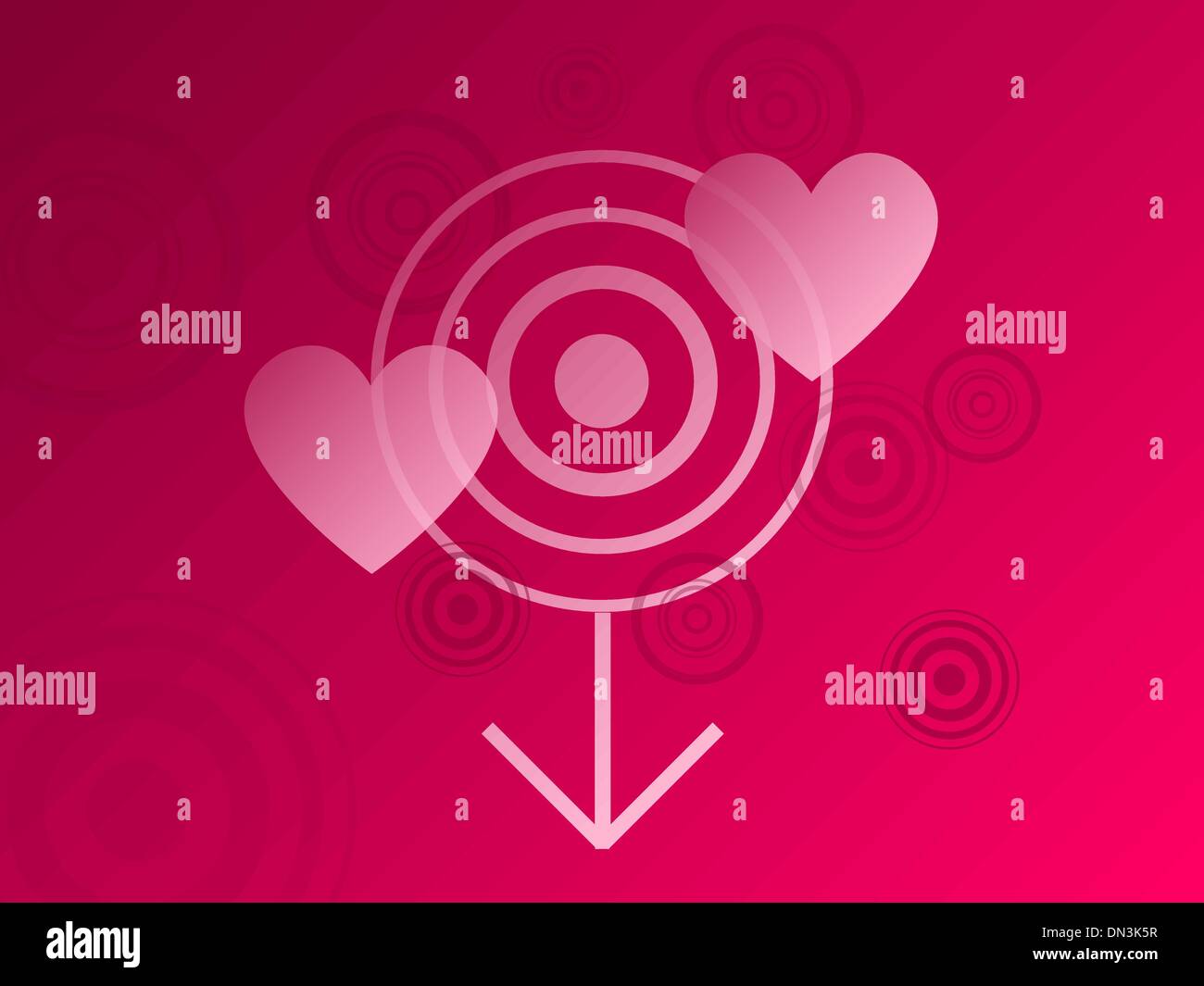 Pink candy heart in Stock Vector Images - Alamy