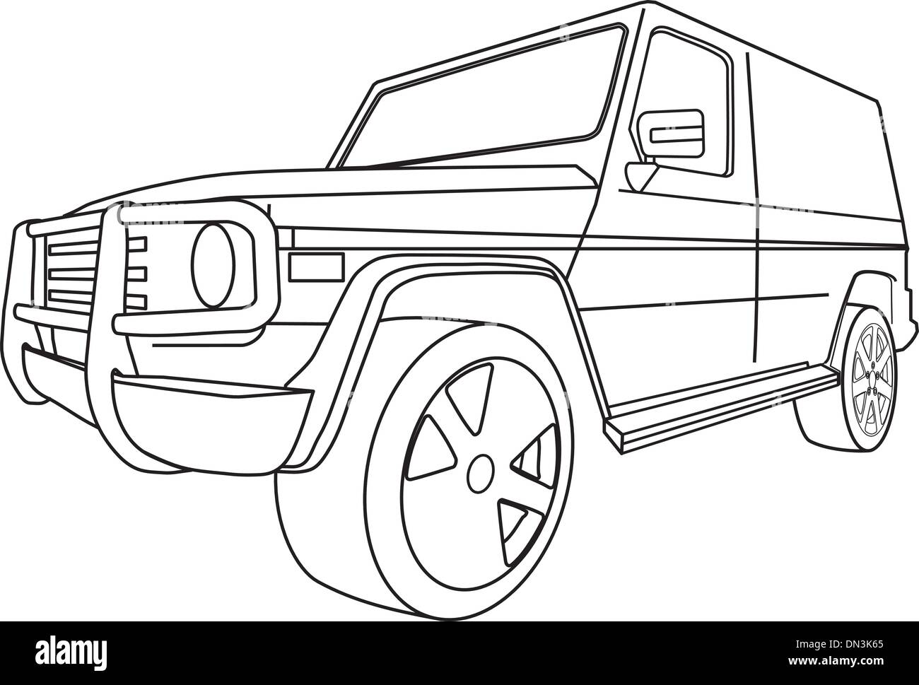 Off road car Stock Vector Image & Art - Alamy