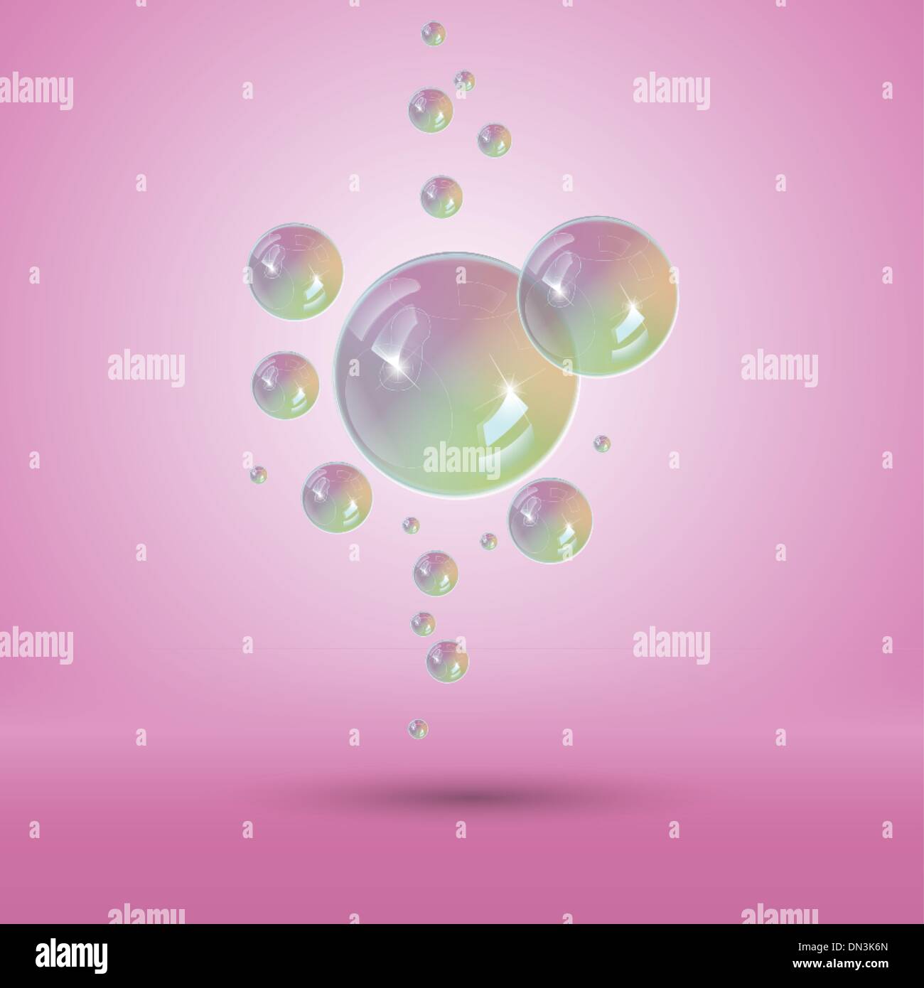 Rainbow color of soap bubble Stock Vector Images - Alamy