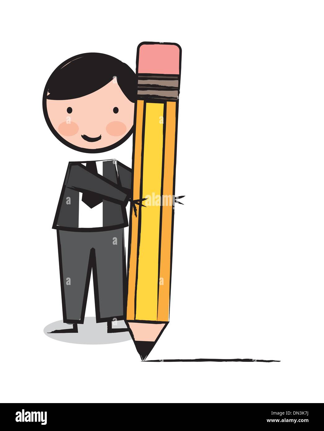 Young corporate executive Stock Vector Images - Alamy