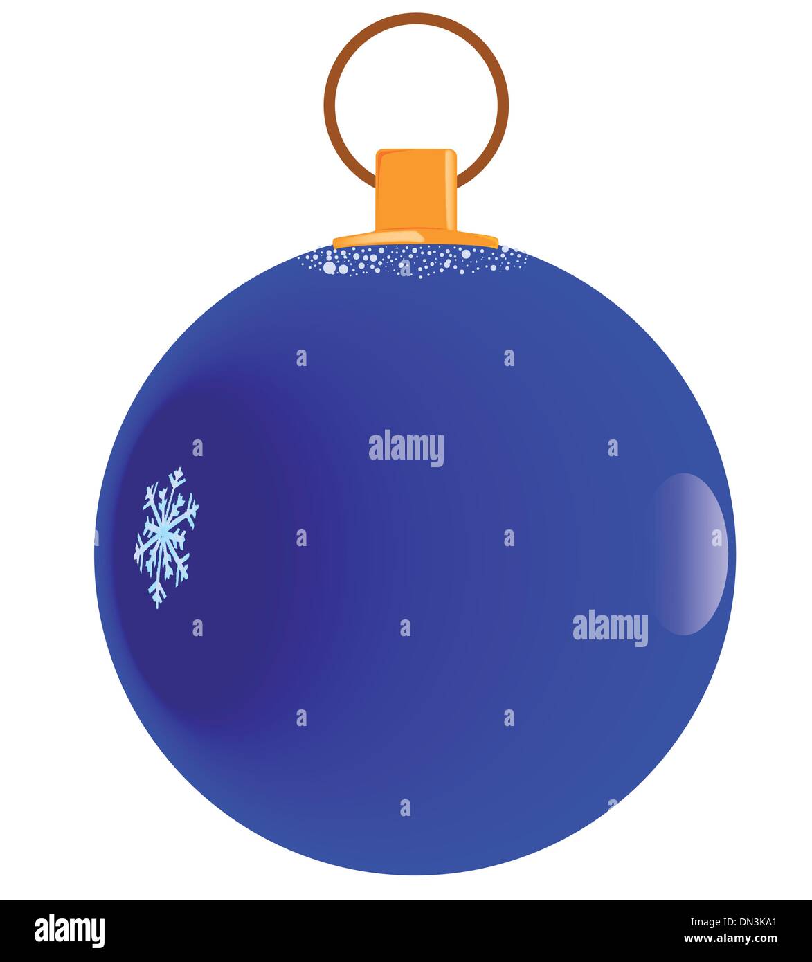 Blue christmas ball xmas Stock Vector Images - Alamy