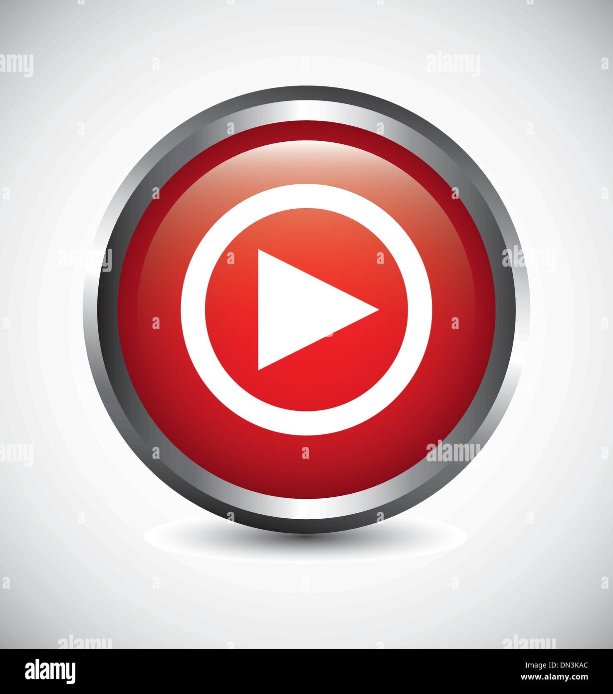 Round 3d play button play hi-res stock photography and images - Alamy