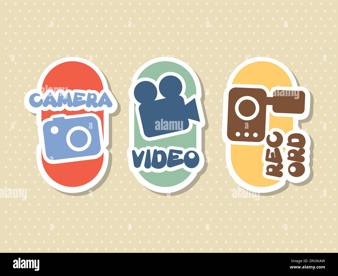 Video labels hi-res stock photography and images - Alamy