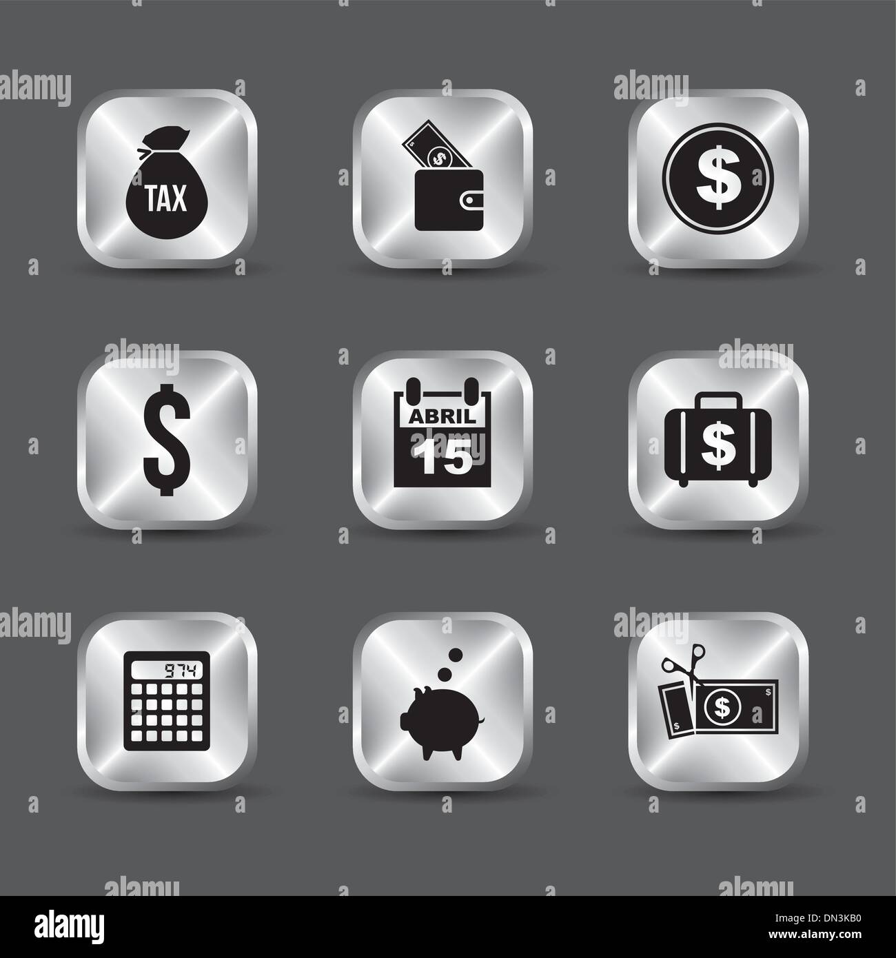 Tax refund icons hi-res stock photography and images - Alamy
