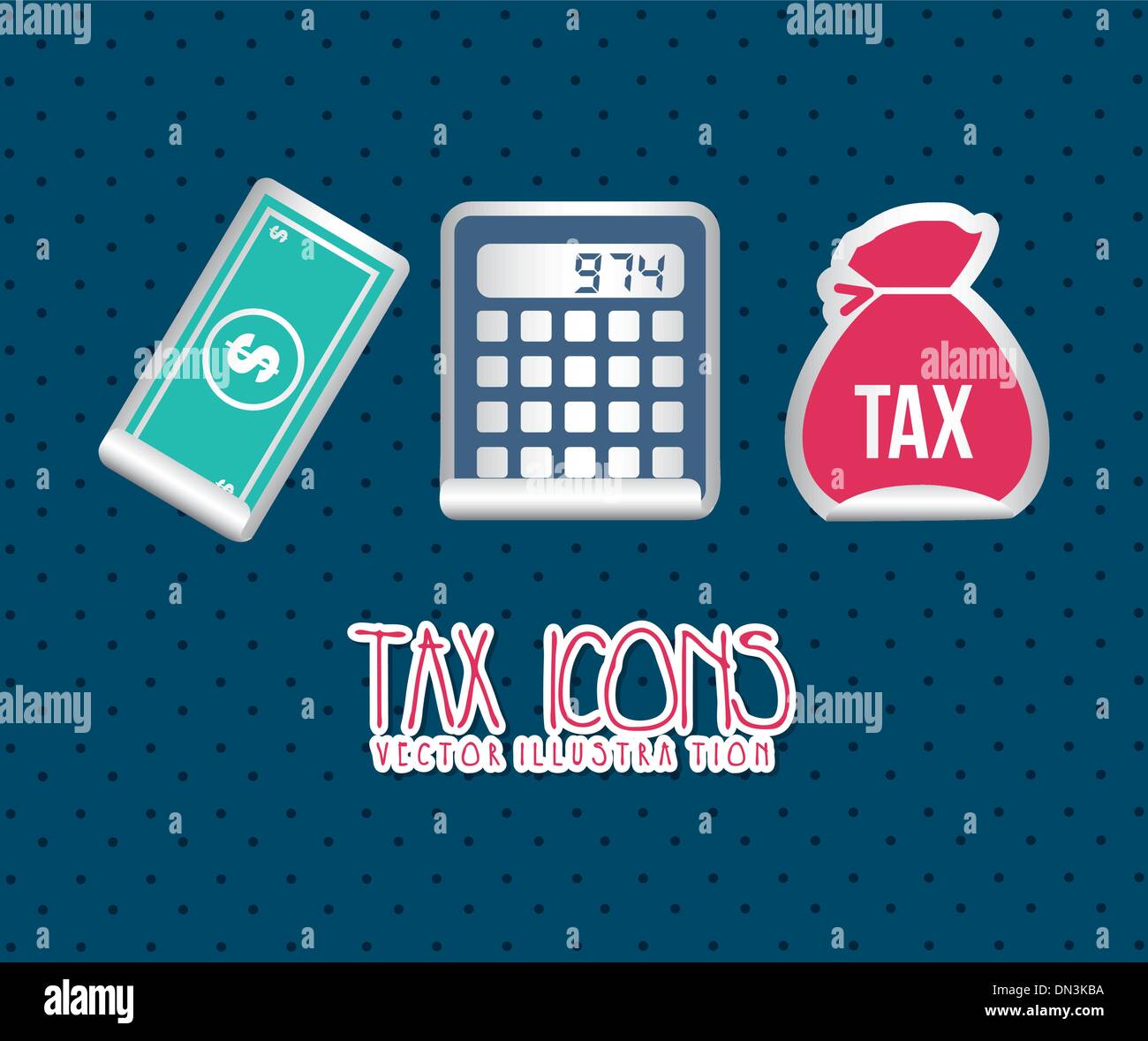 Tax form and calculator Stock Vector Images - Alamy