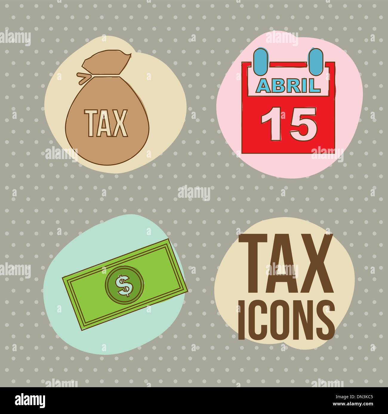 Tax form background Stock Vector Images - Alamy