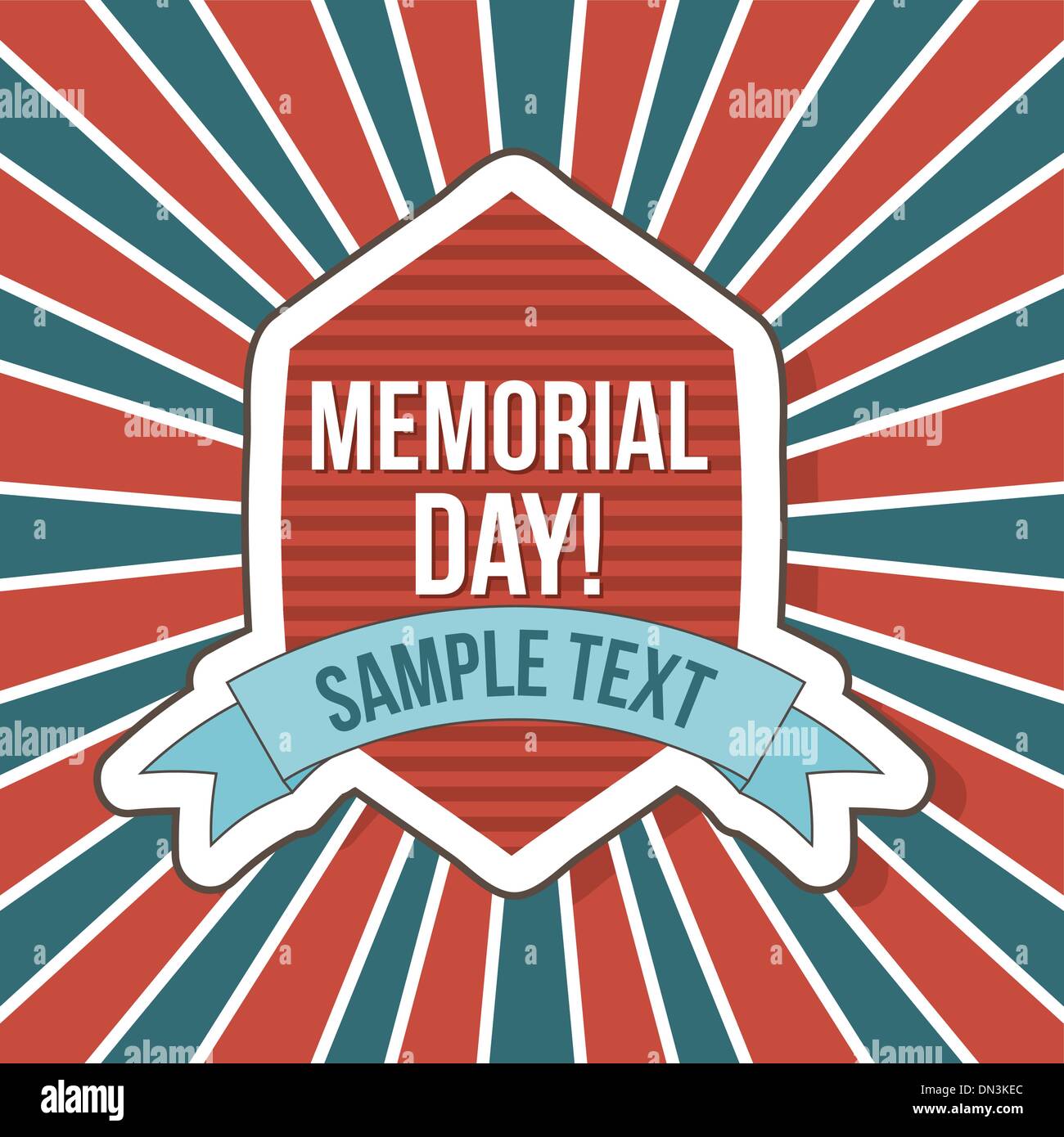 Blue memorial ribbon Stock Vector Images - Alamy