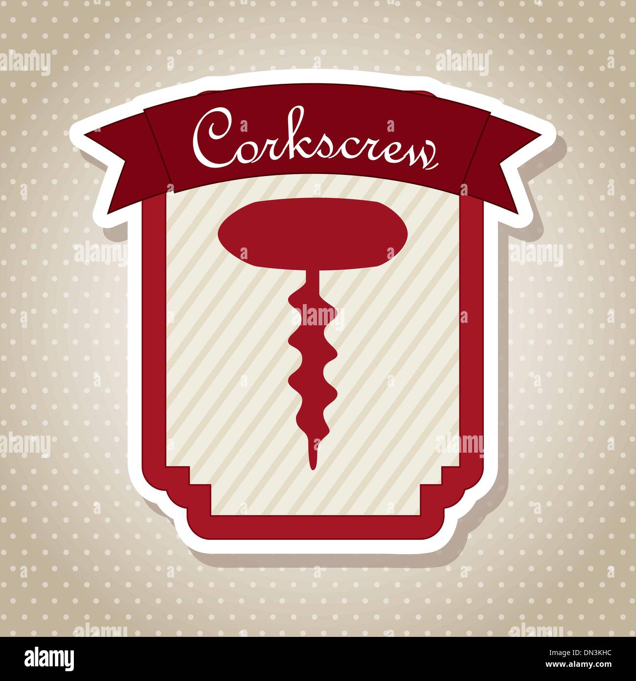 Corkscrew vectors hi-res stock photography and images - Alamy