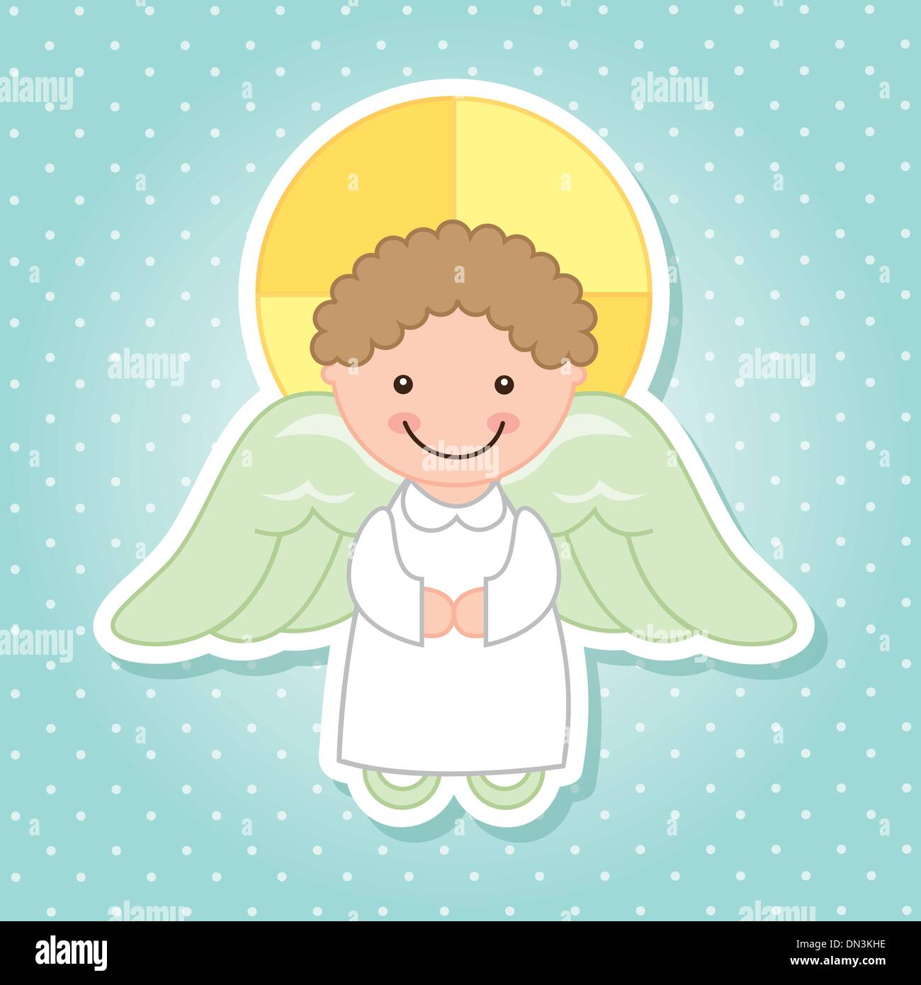 Angel vector vectors hi-res stock photography and images - Alamy