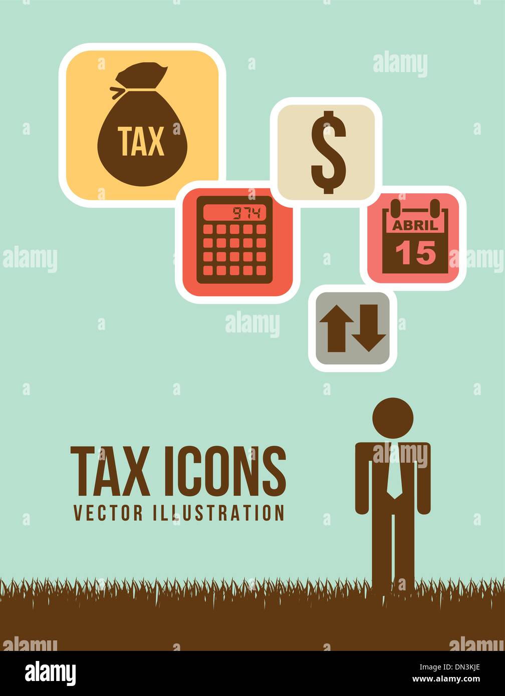 Tax calendar Stock Vector Images - Alamy