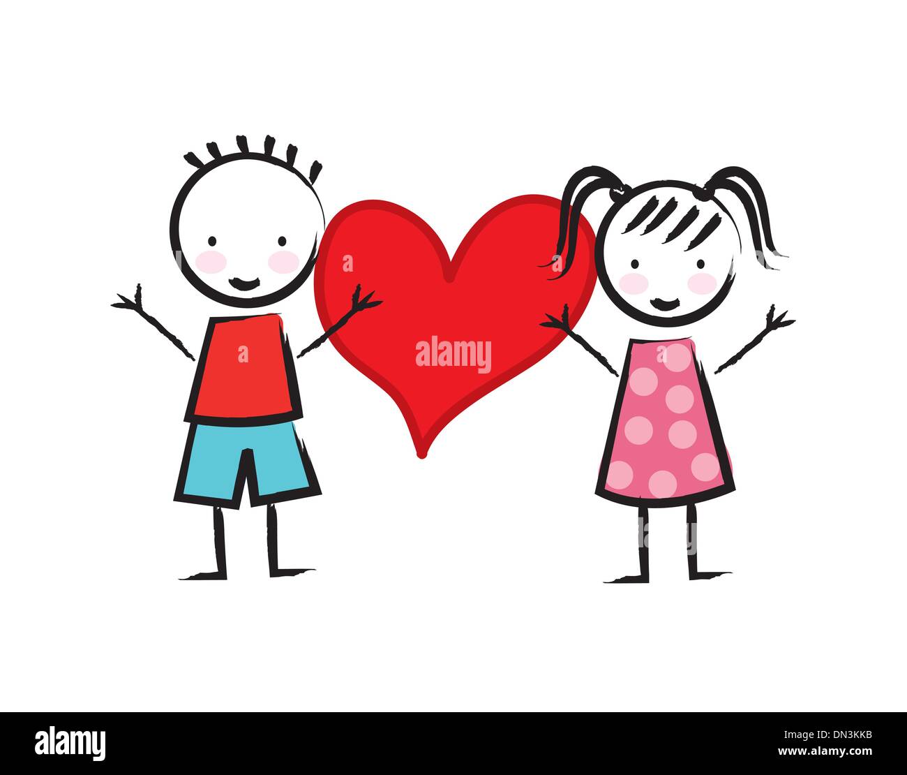 Kindergarten Love Stock Vector Images - Alamy