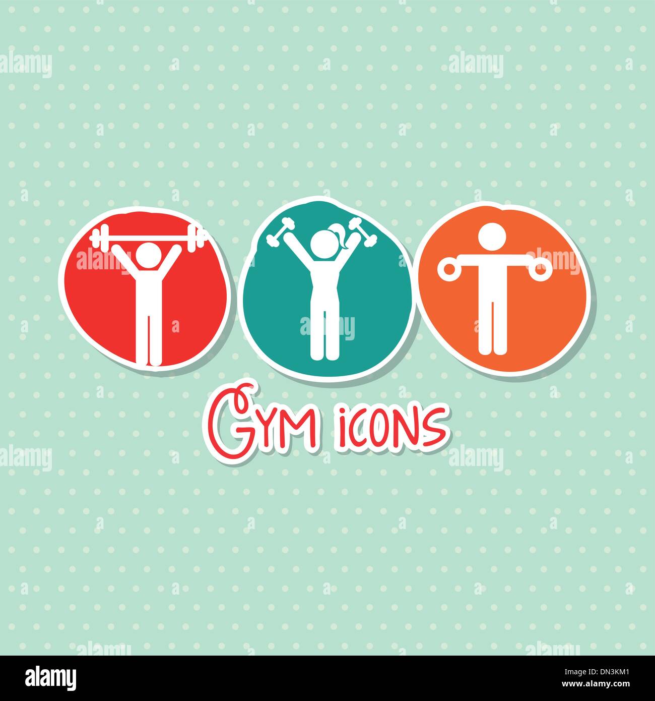 Gym machine Stock Vector Images - Alamy