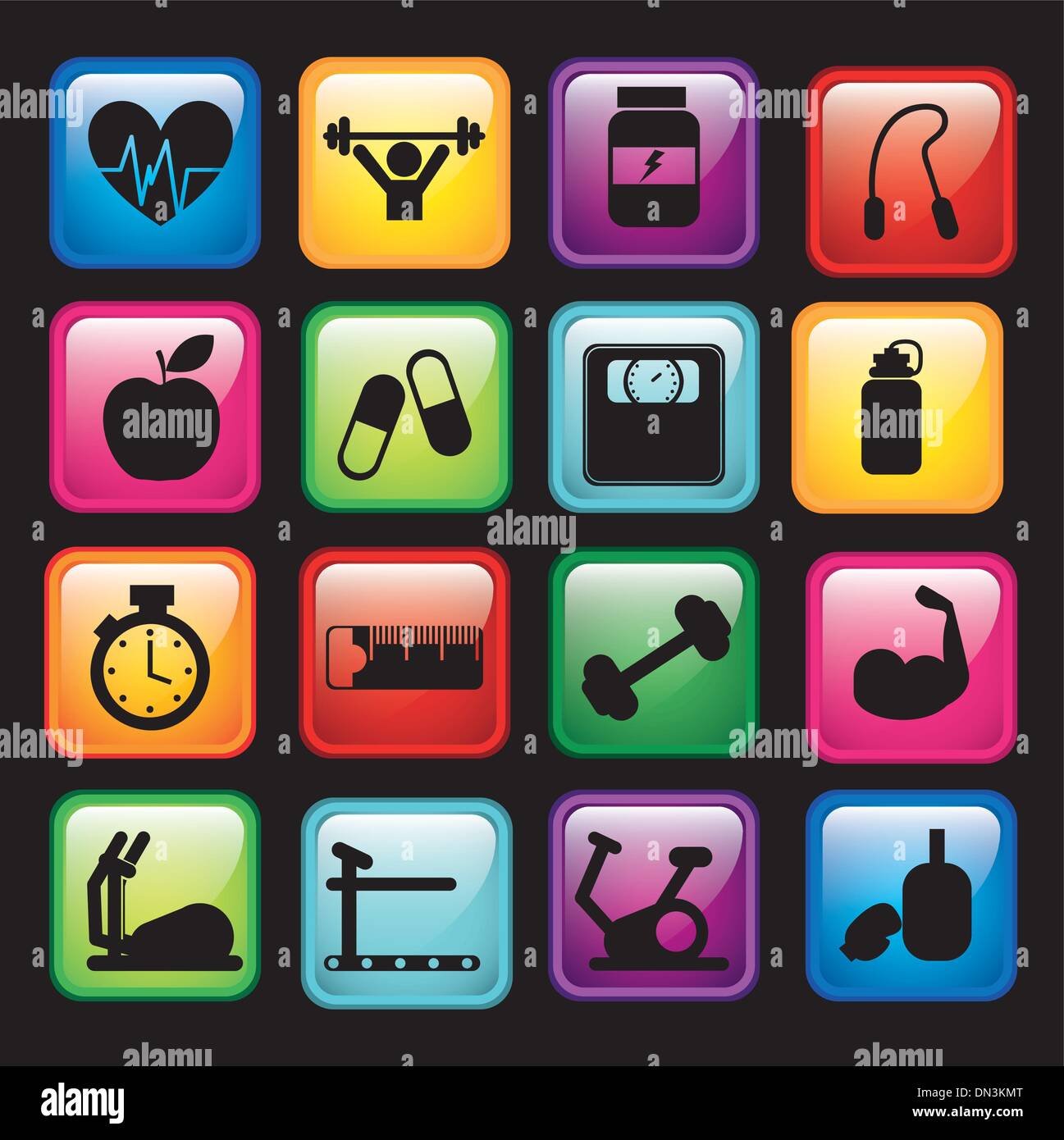 Gym rope Stock Vector Images - Alamy