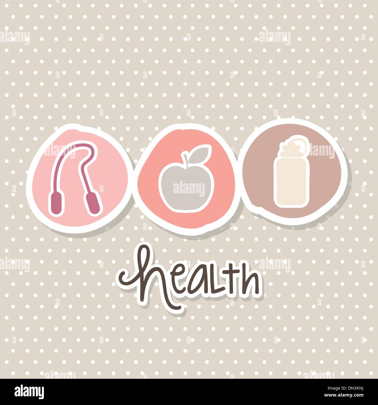 Exercise fitness icons gym Stock Vector Images - Alamy