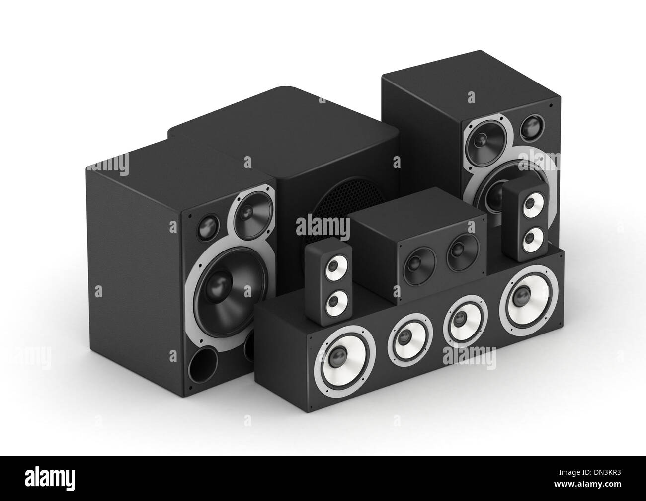 Modern hi fi set Black and White Stock Photos & Images - Alamy