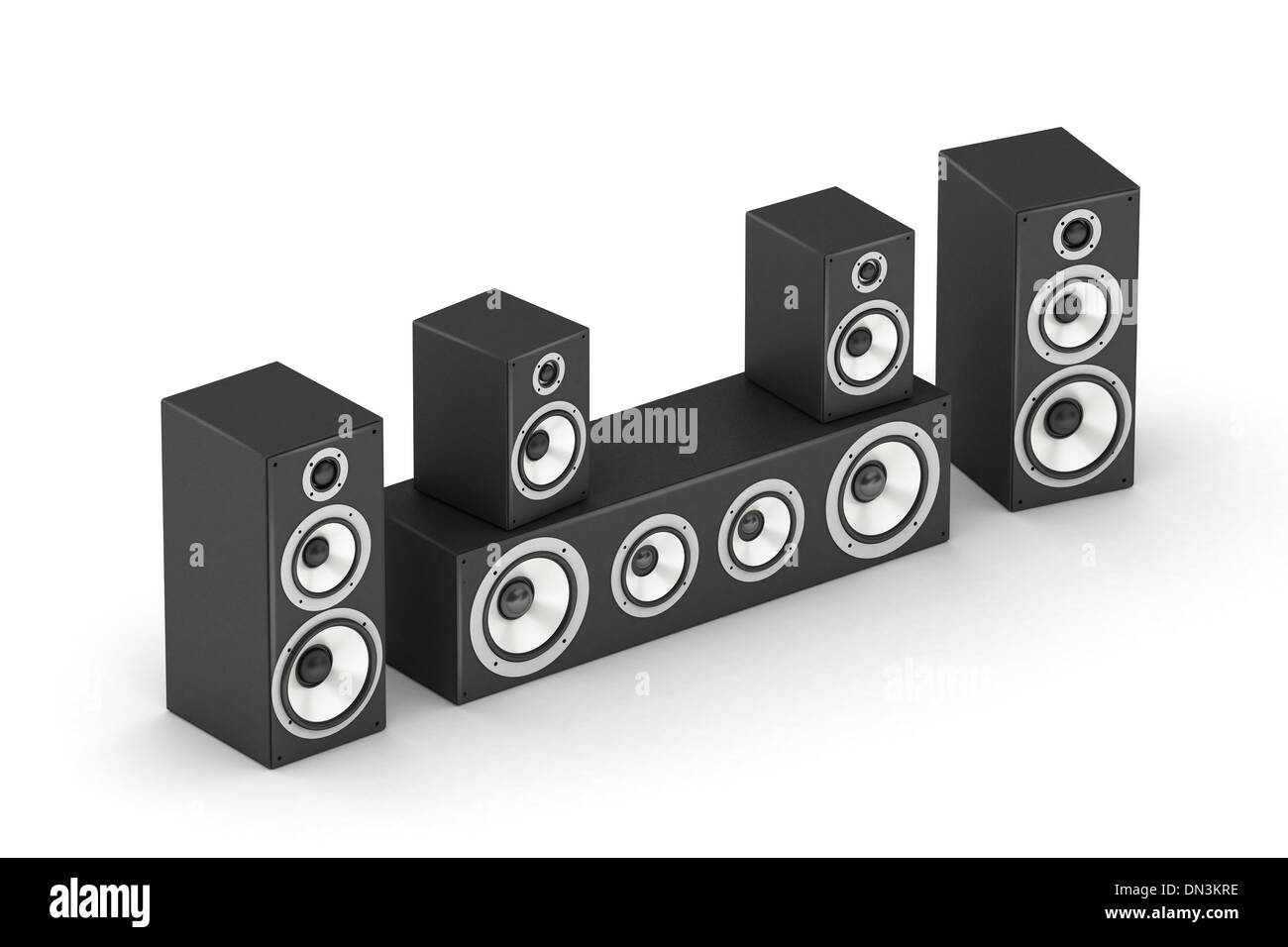 Home theatre speaker Cut Out Stock Images & Pictures - Alamy