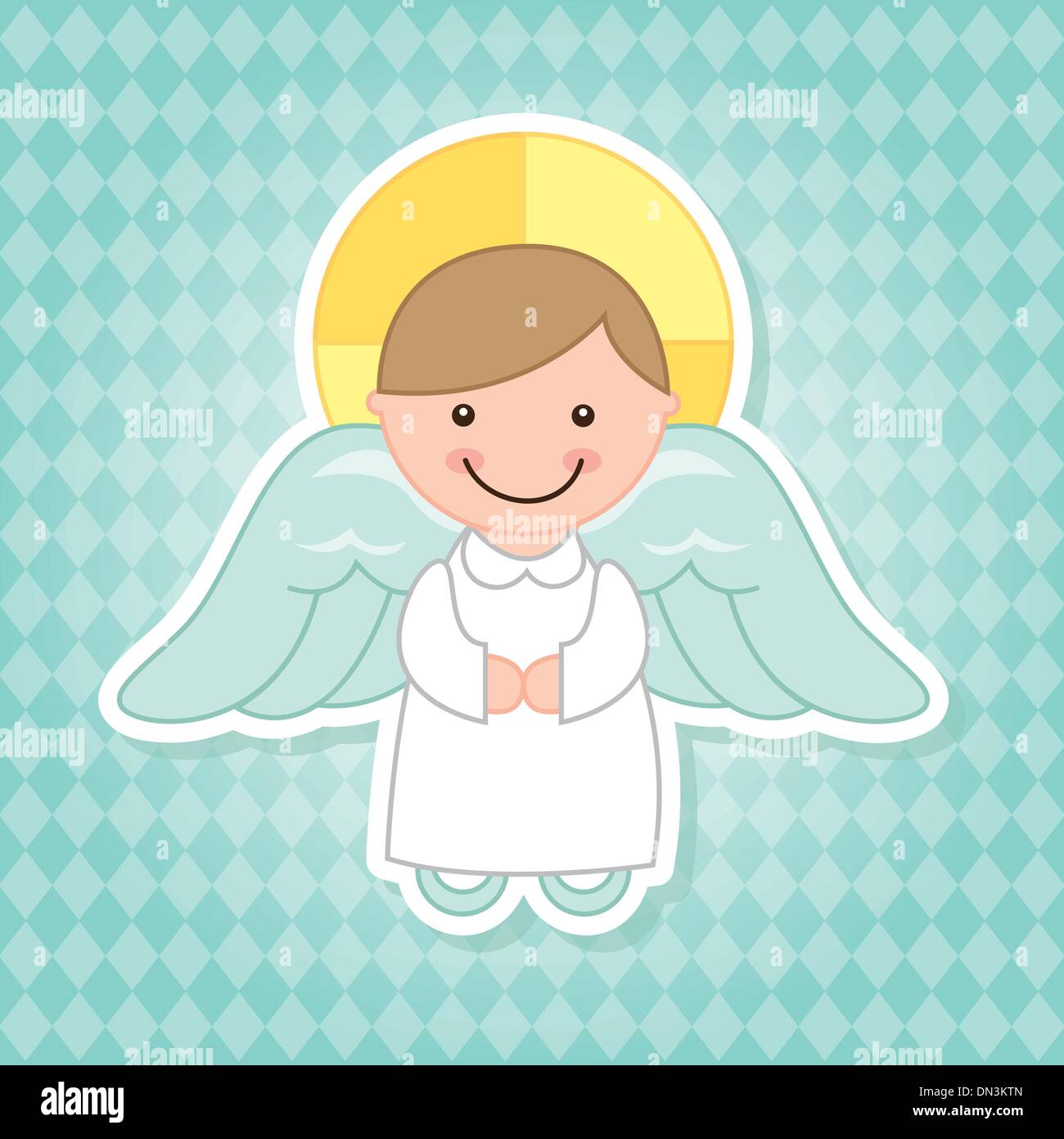 Angel vector vectors hi-res stock photography and images - Alamy