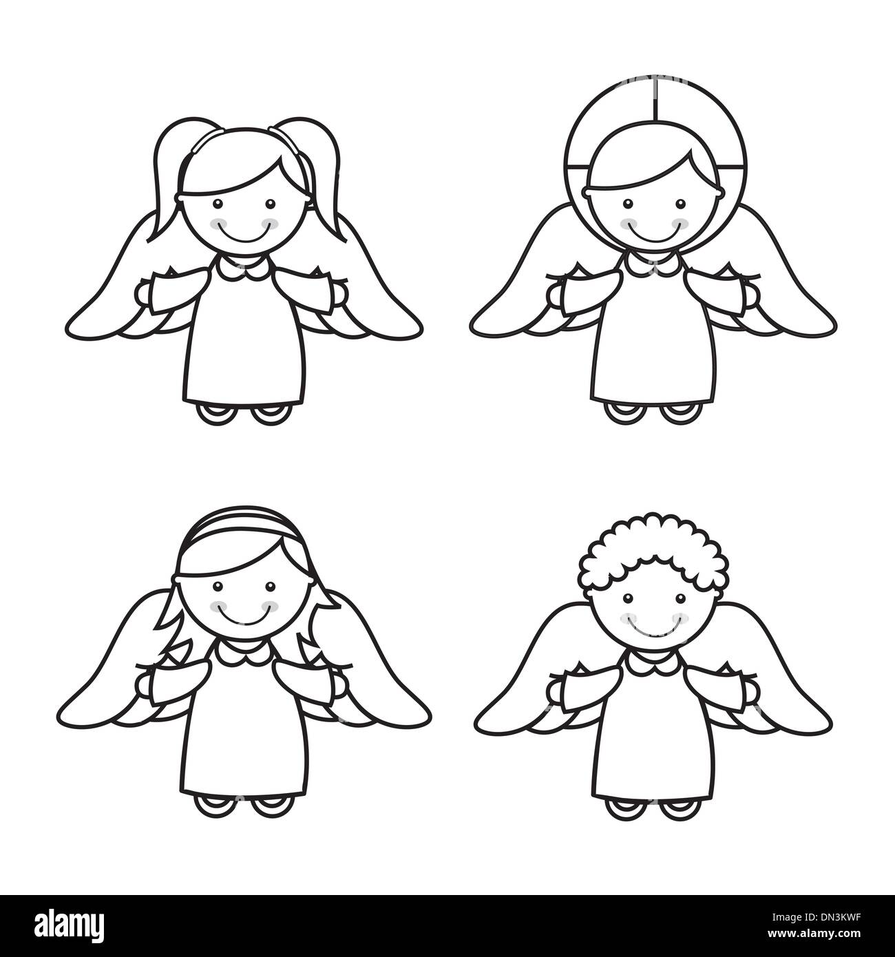 Children angel Cut Out Stock Images & Pictures - Alamy