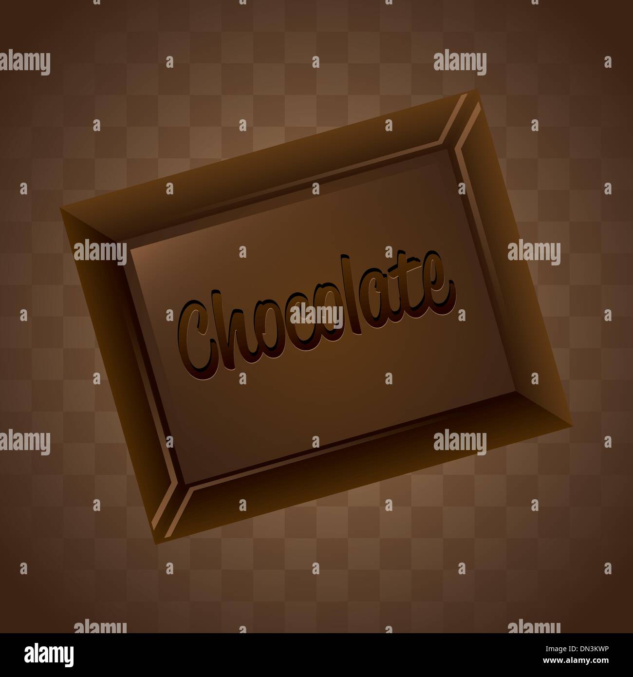Seamless texture chocolate bar background Stock Vector Images - Alamy