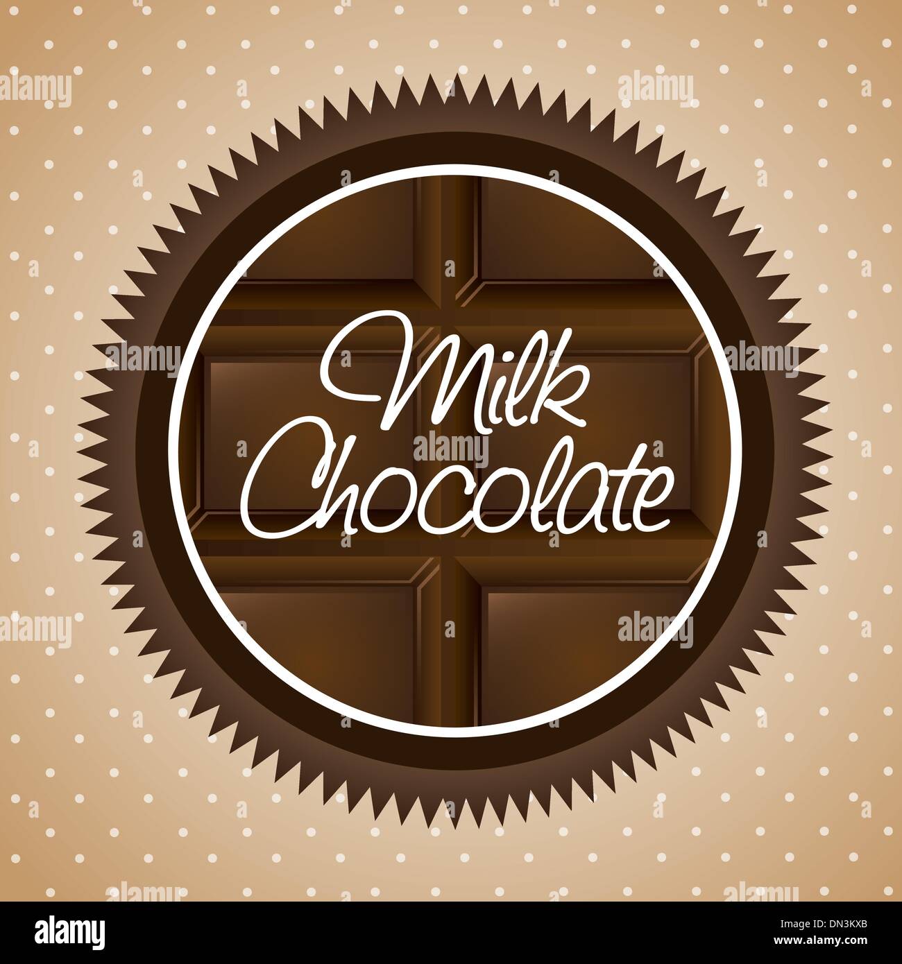 Milk chocolate Stock Vector Images - Alamy