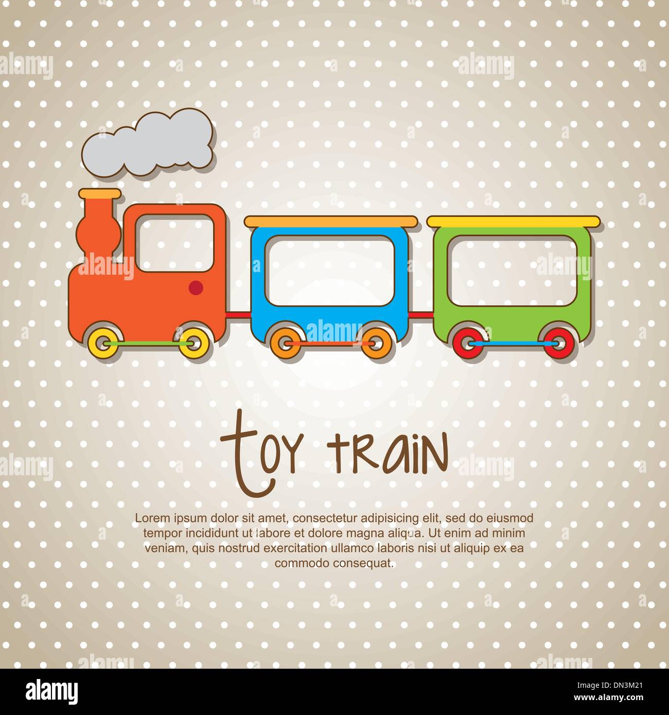 Child steam train Stock Vector Images - Alamy