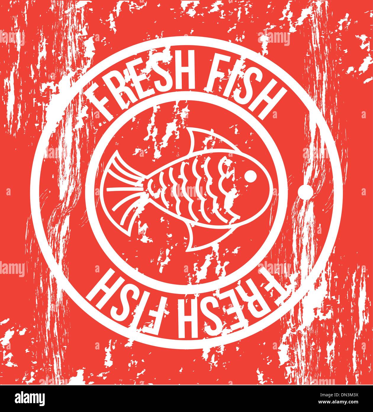 Fresh fish sign Stock Vector Images - Alamy