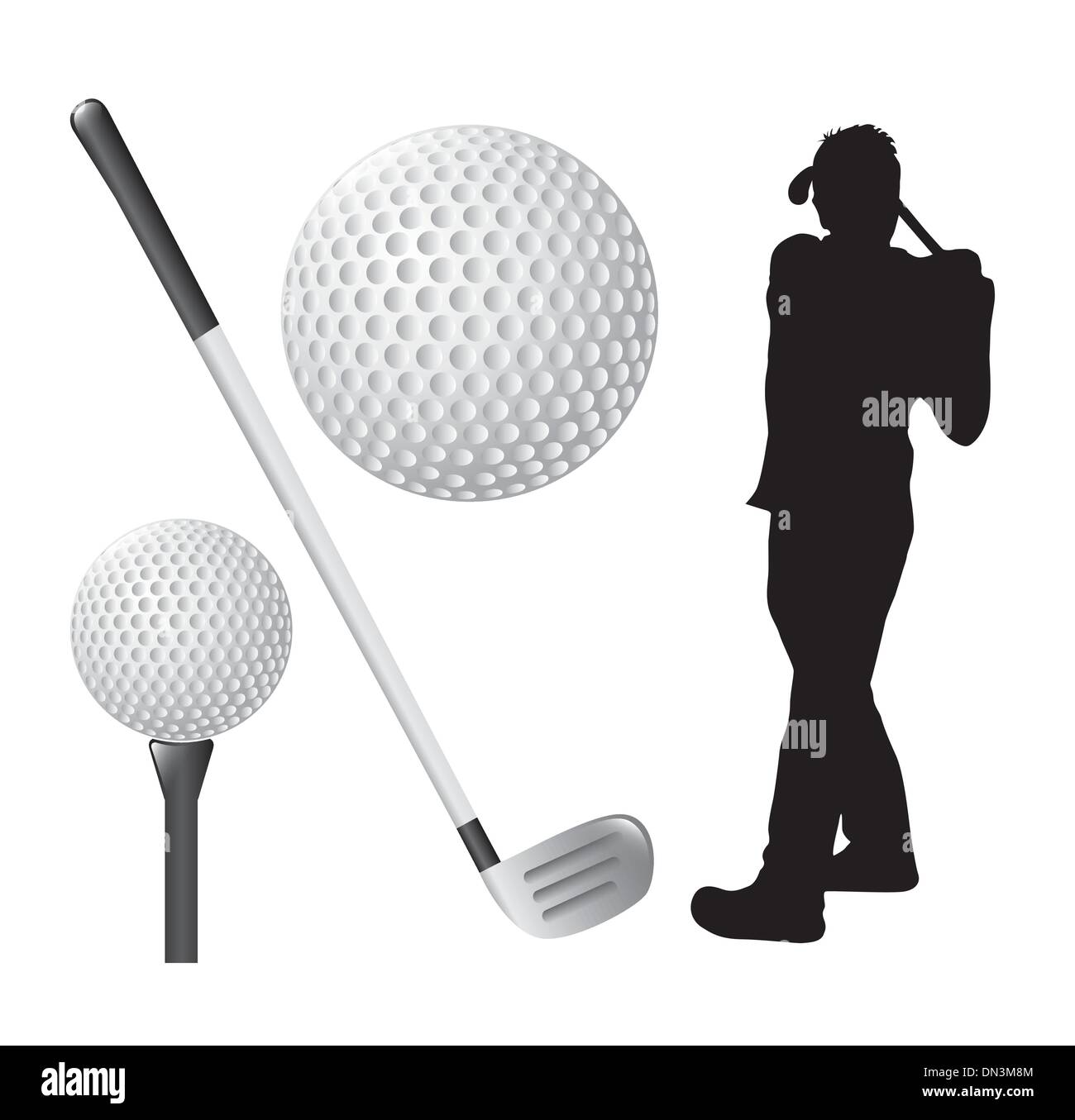 Recreational golf Cut Out Stock Images & Pictures - Alamy