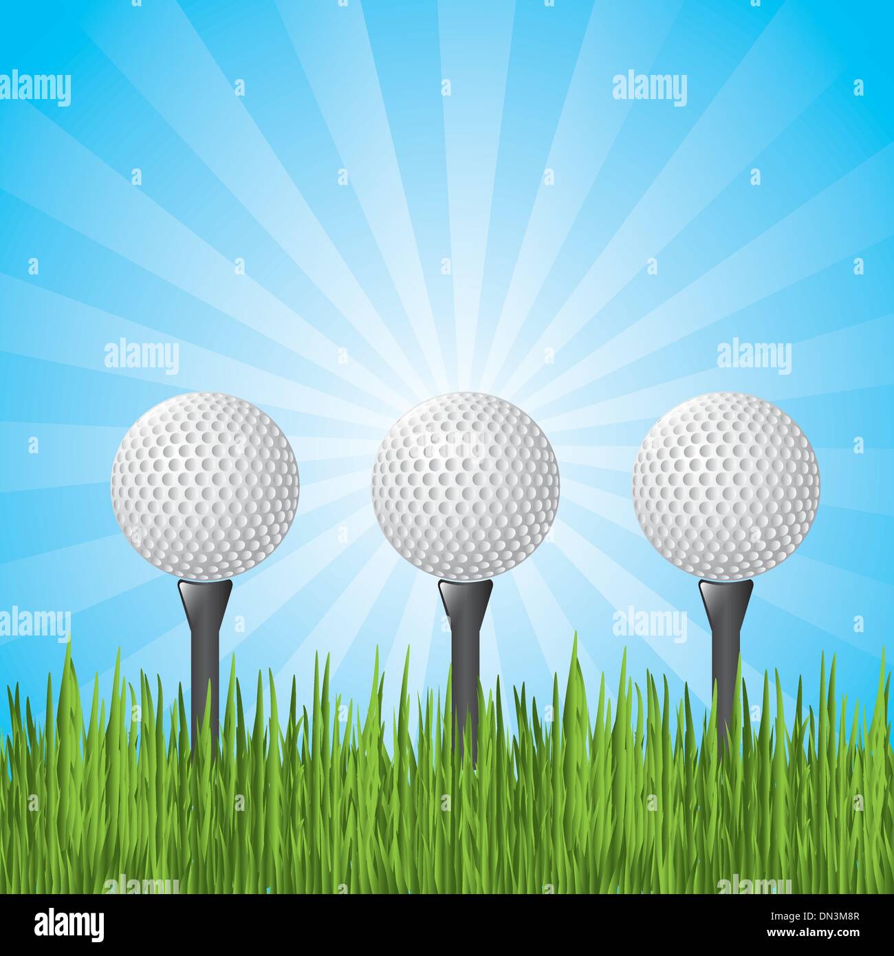 Golf landscape image Stock Vector Images - Alamy