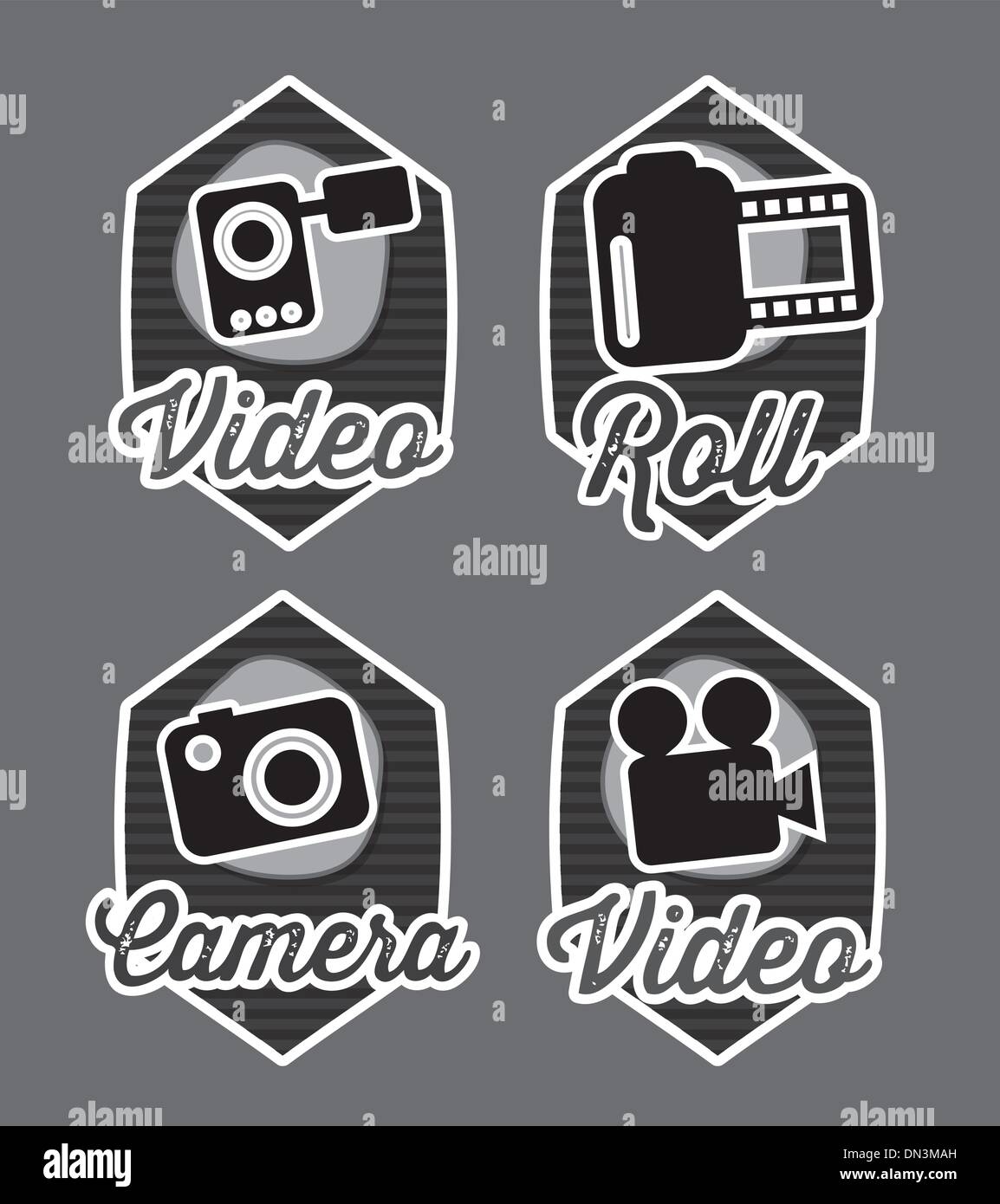 Video labels hi-res stock photography and images - Alamy