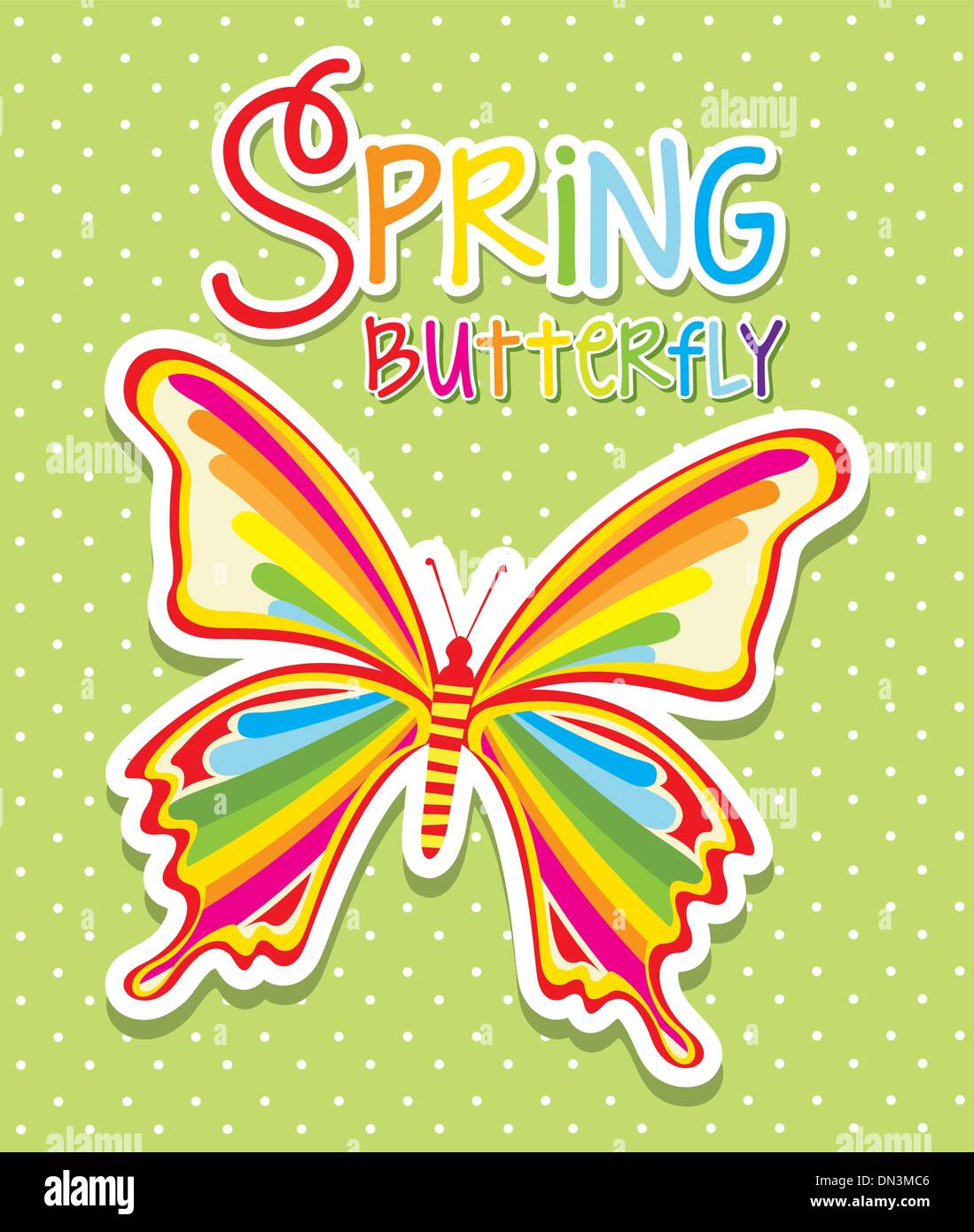 Winged butterfly Stock Vector Images - Alamy