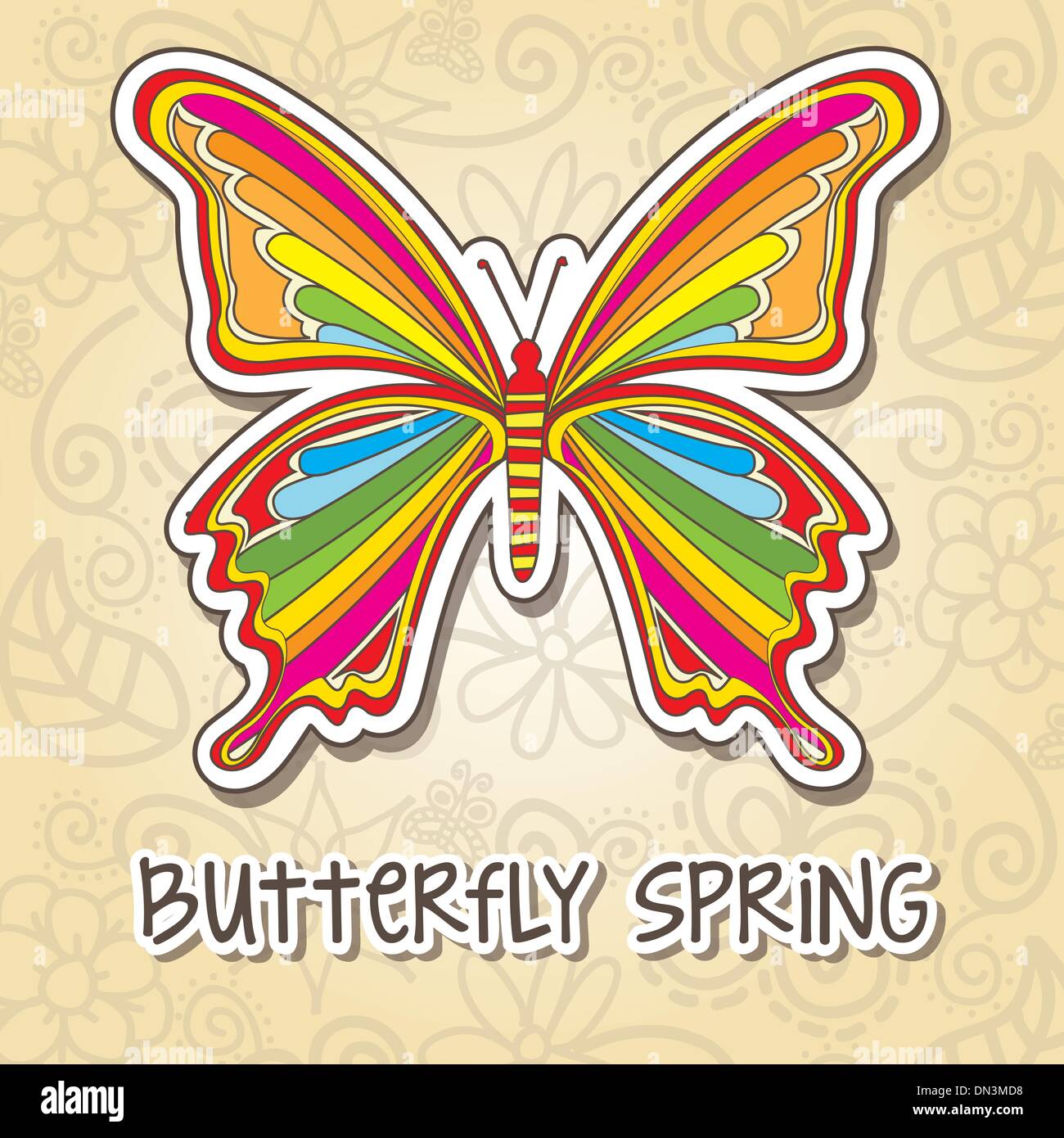 Draw spring Stock Vector Images - Alamy