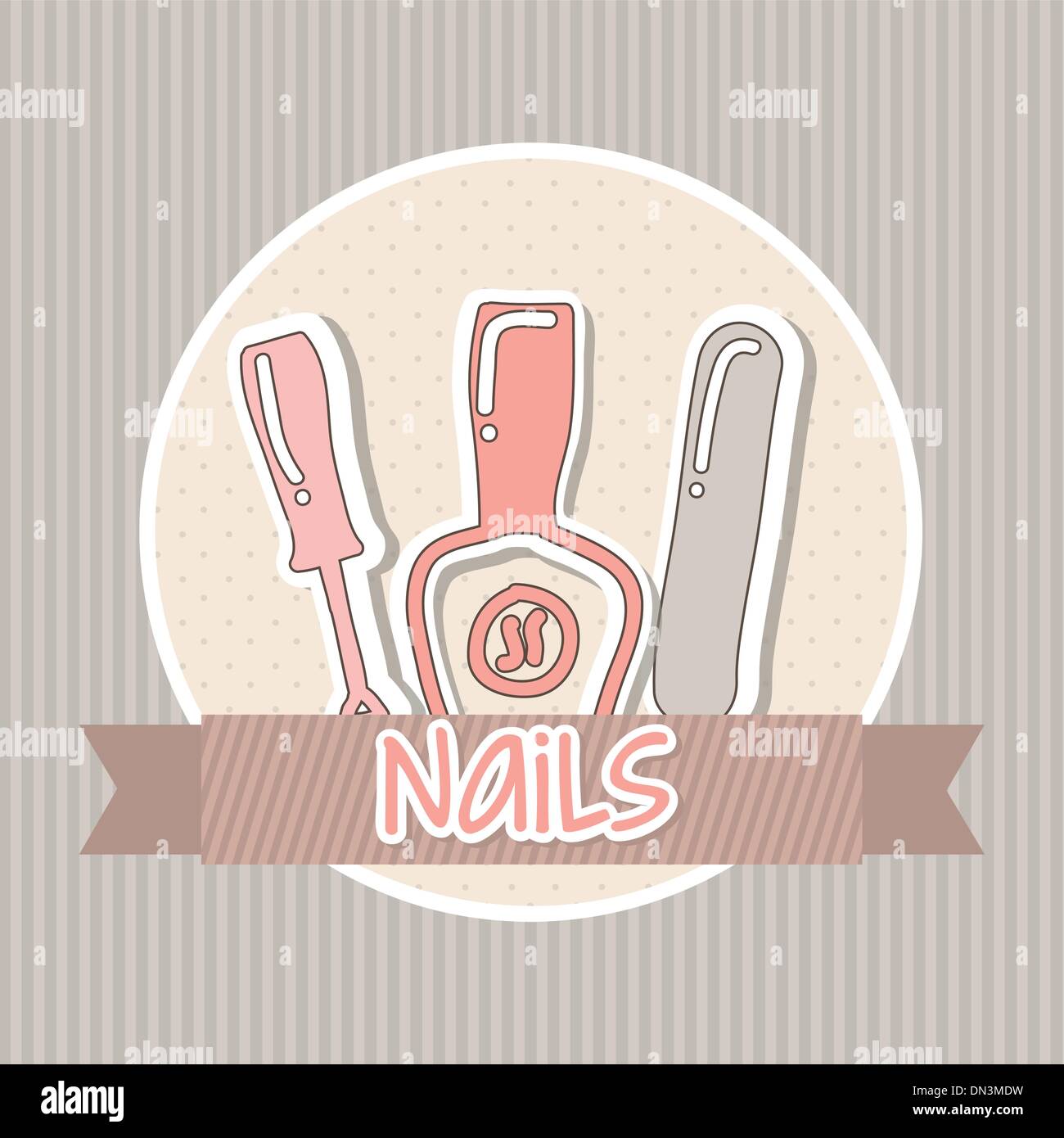 Pedicure vector vectors Stock Vector Images - Alamy