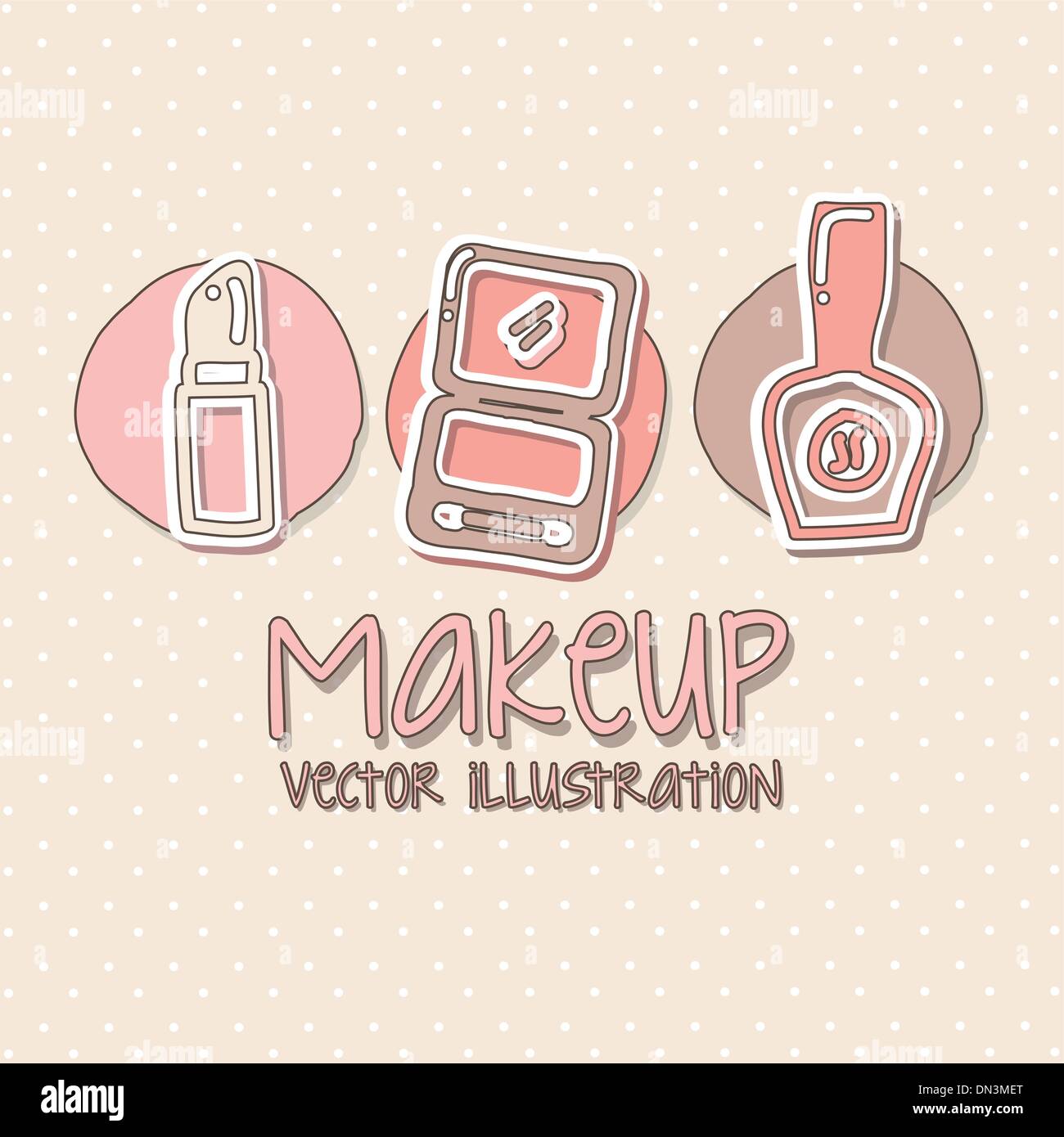 Makeup powder isolated Stock Vector Images - Alamy