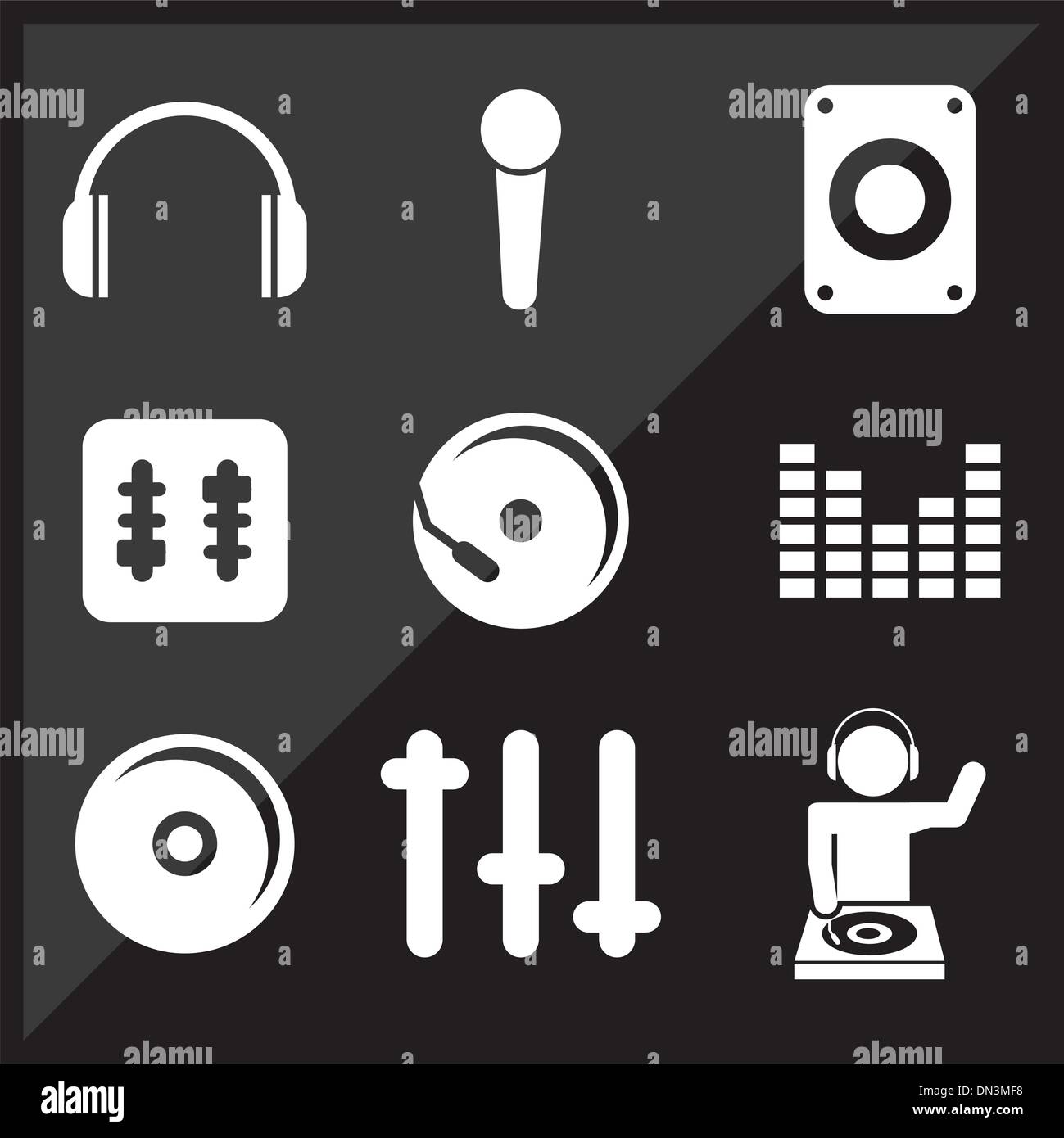 Mixer turning Stock Vector Images - Alamy