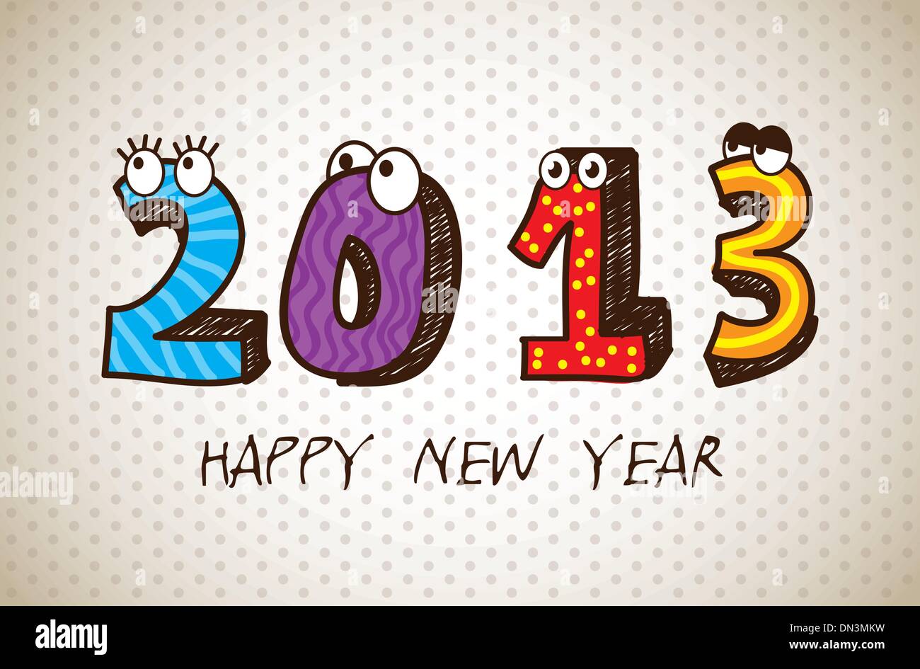 Beautiful numbers Stock Vector Images - Alamy