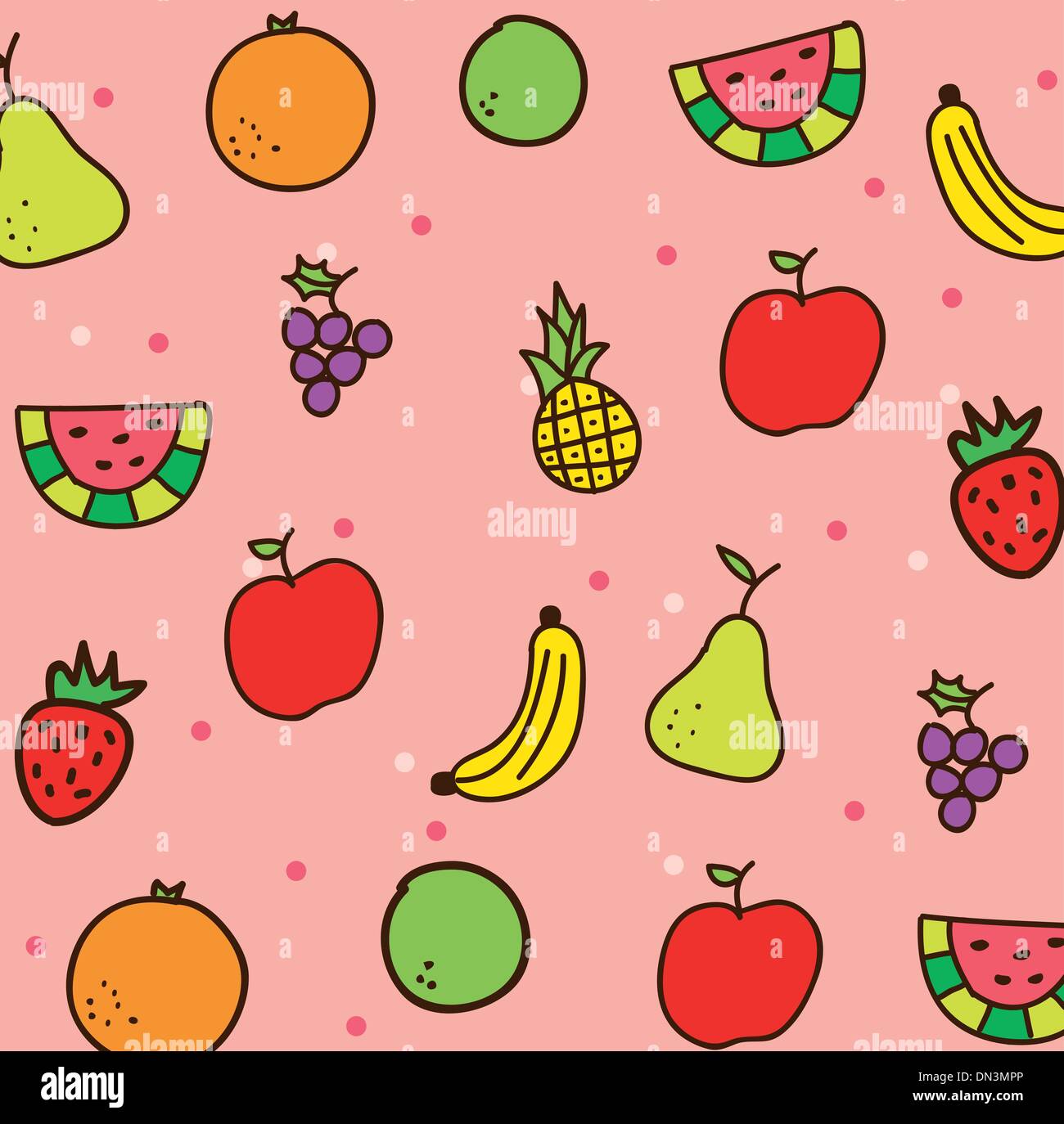 Pink fruits Stock Vector Images - Alamy