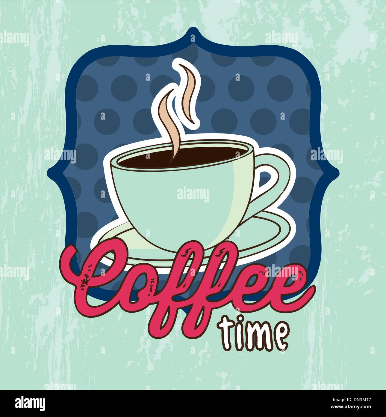 Breakfast lunch coffee time Stock Vector Images - Alamy