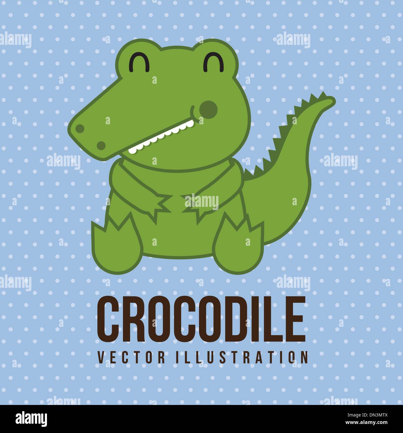 Baby crocodile funny Stock Vector Images - Alamy