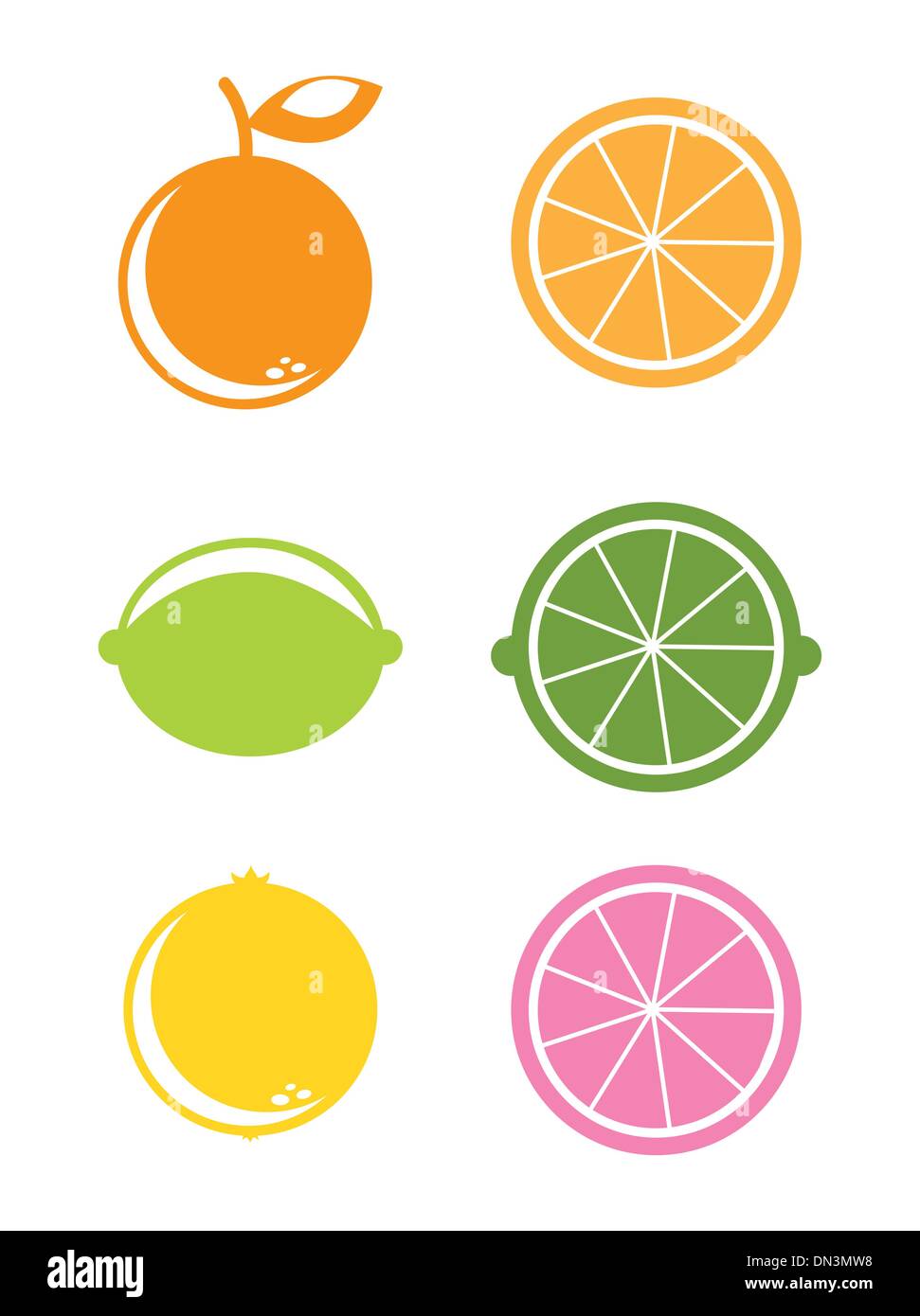 Pink lemonade design Cut Out Stock Images & Pictures - Alamy