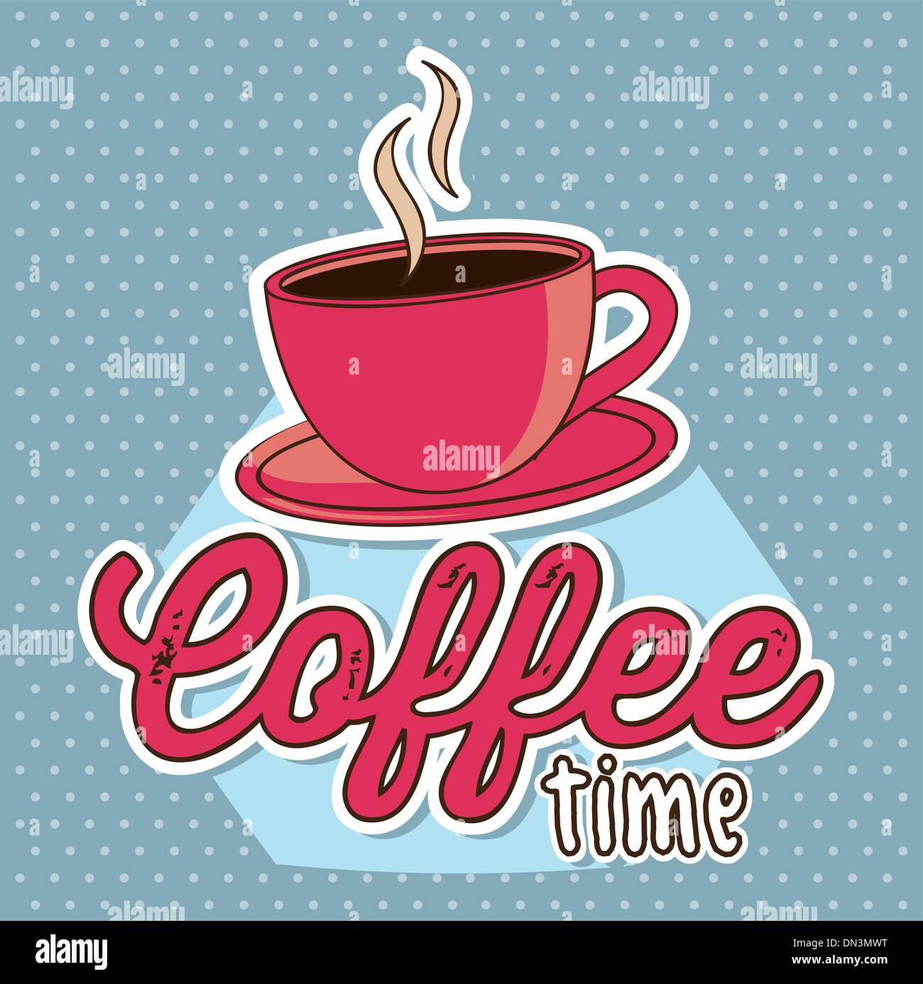 Breakfast lunch coffee time Stock Vector Images - Alamy