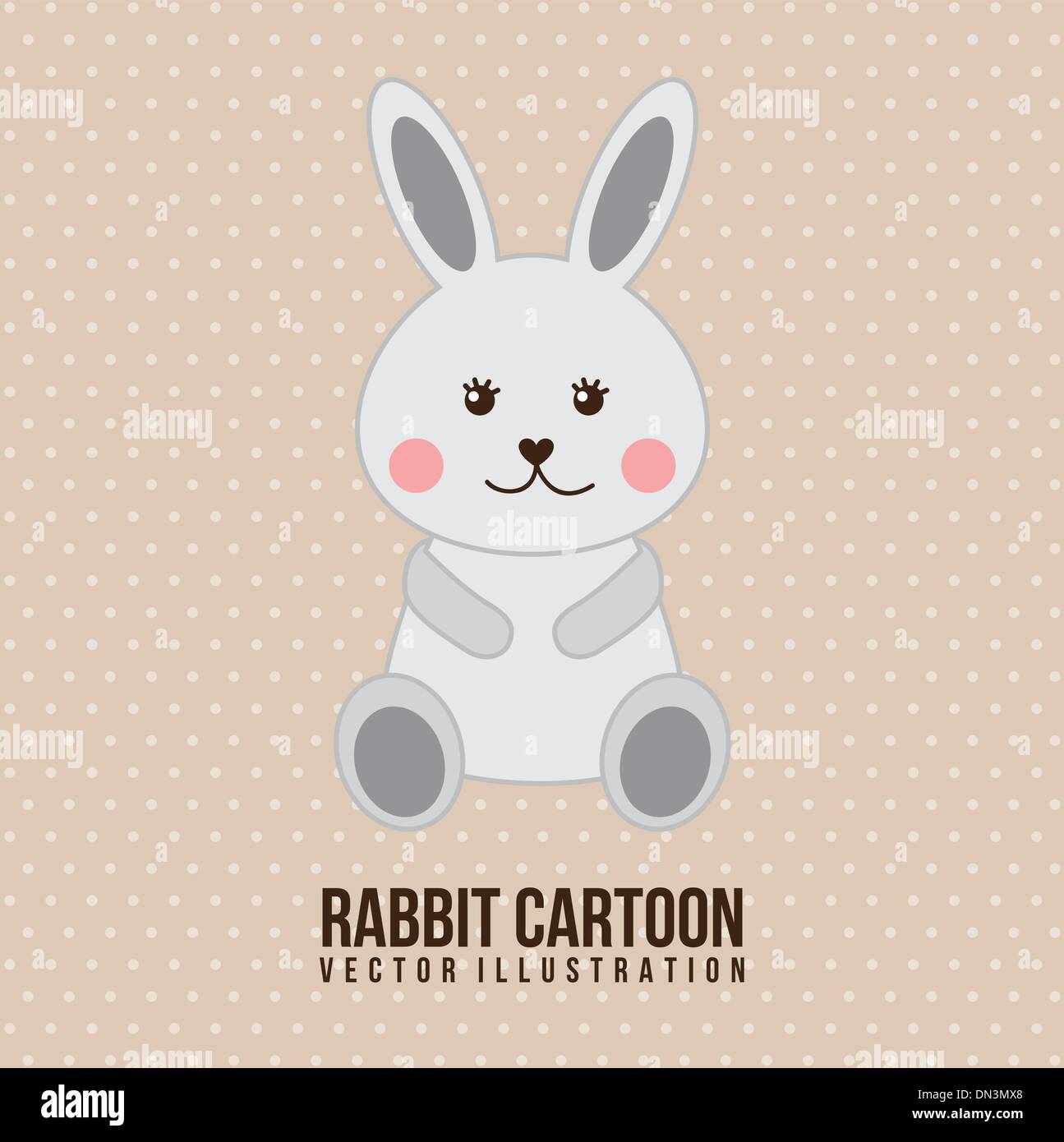 Cute rabbit Stock Vector Images - Alamy