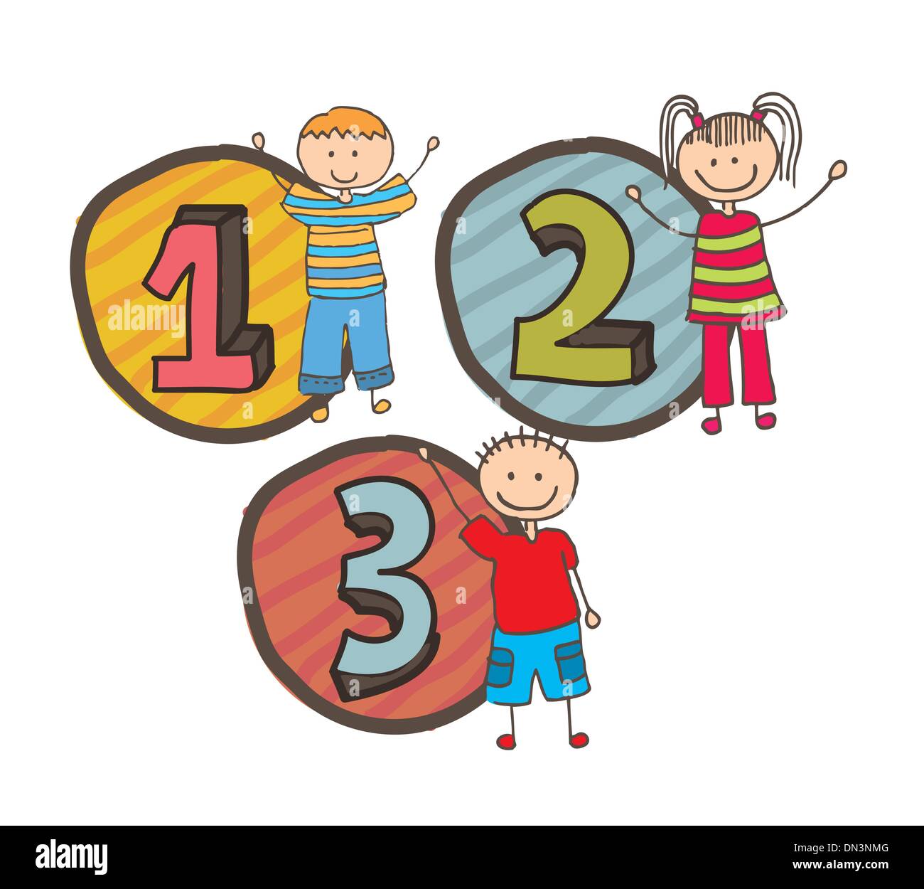 Numbers drawing hi-res stock photography and images - Alamy